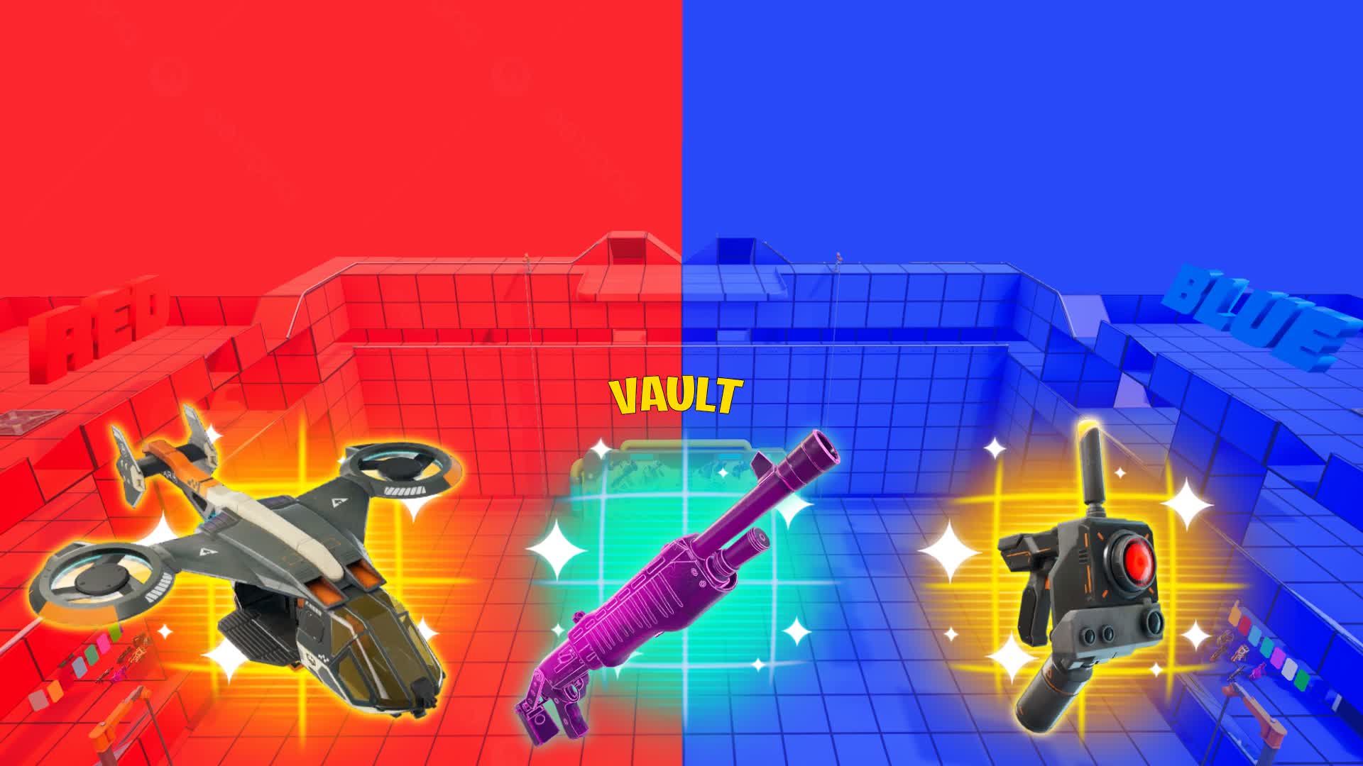 UPDATED RED VS BLUE 🔴🔵 4142-6425-9449 by teo_viper - Fortnite Creative ...