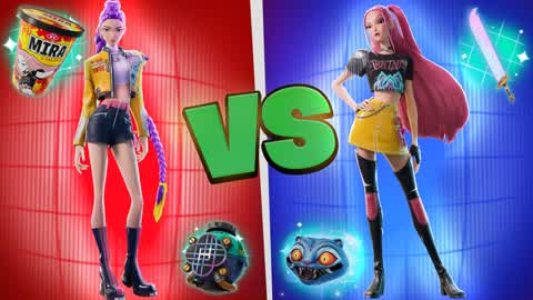 RUMI VS MIRA RED VS BLUE 🔴🔵 DEMONS 👹 0351-2273-4181 by cobra_mapping ...