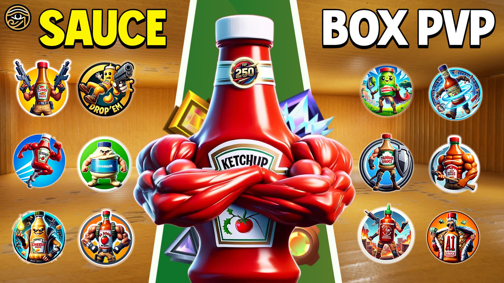 🍅SAUCE BOX PVP 📦 4470-6479-5534 by raisabos - Fortnite Creative Map ...