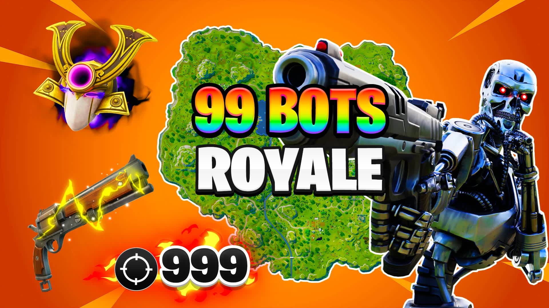 BASE WARS 99 BOTS TILTED TOWERS ALL GUNS 4827-4001-7416 by brainrotfn - Fortnite Creative Map ...