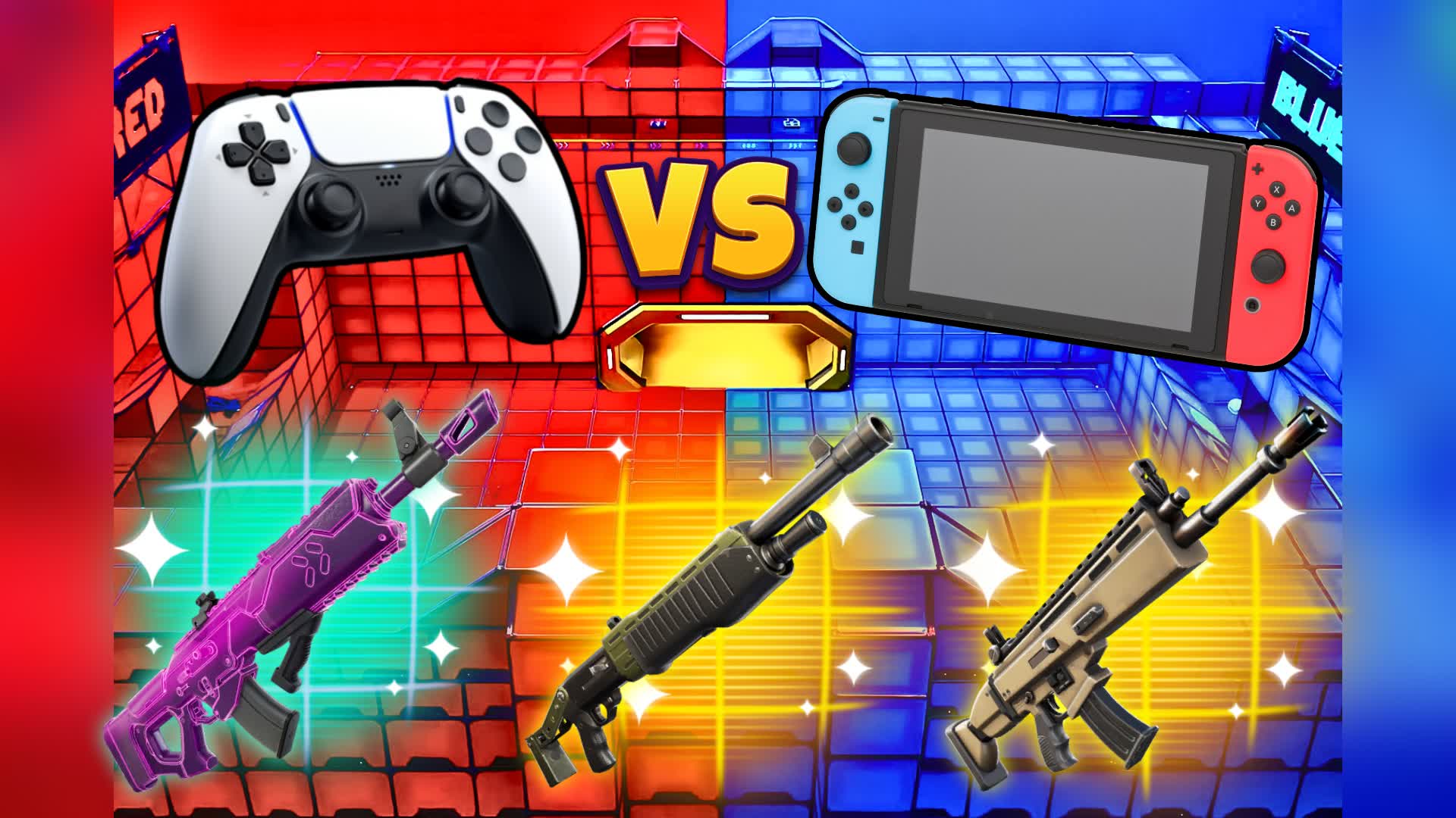 SUPER MEGA CRAZY RED VS BLUE 8102-7950-3846 by supremacy - Fortnite ...