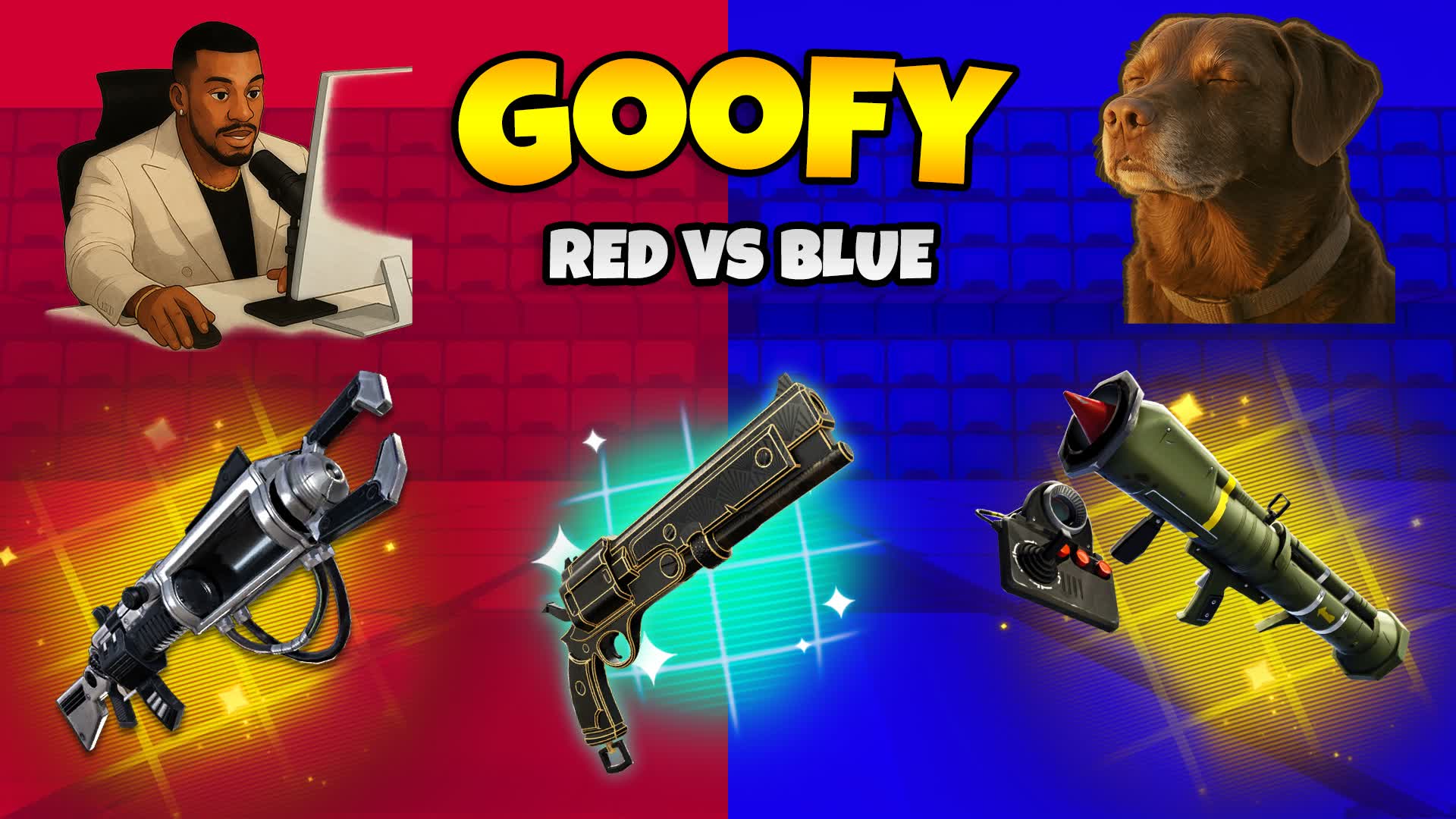 GOOFY RED VS BLUE 🔴🔵 4312-5700-2925 by joshbr - Fortnite Creative Map ...