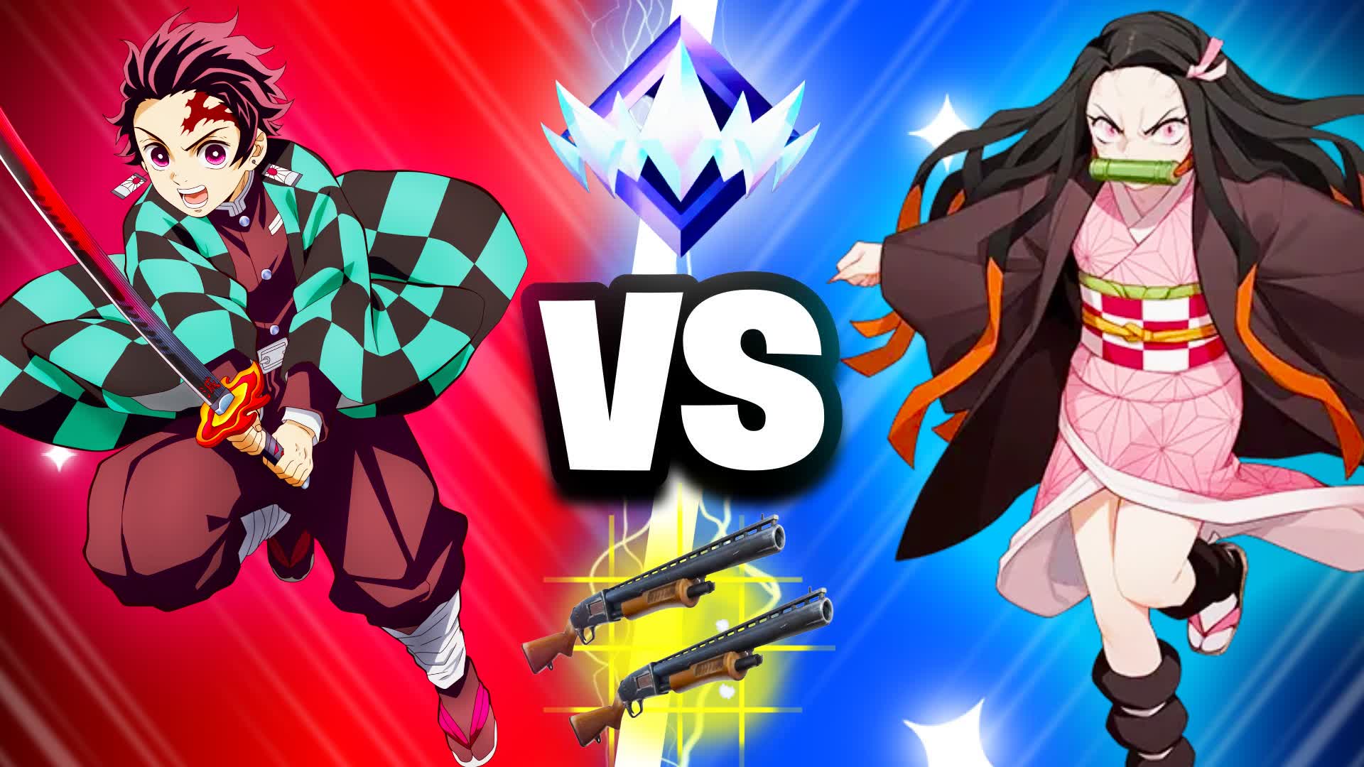 🌊 TANJIRO VS NEZUKO 🌸 [DEMON SLAYER] 8892-7654-6848 by delfincraft ...