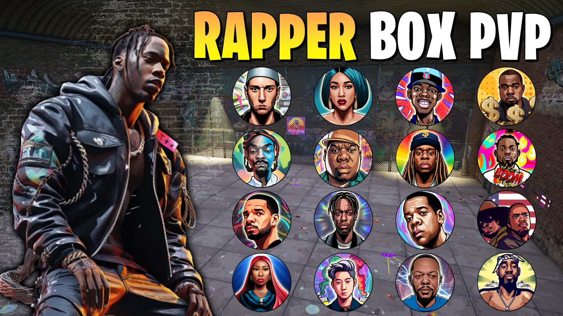 RAPPER 📦 BOX PVP 5088-7610-4865 by kejgame - Fortnite Creative Map Code ...