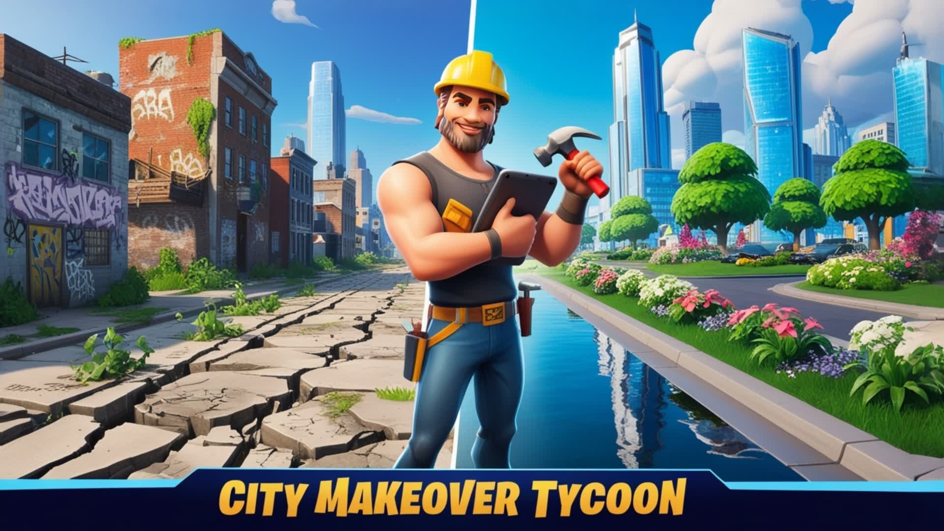 City Makeover Tycoon[CO-OP] 5643-0272-4967 par scfn-maps - Fortnite