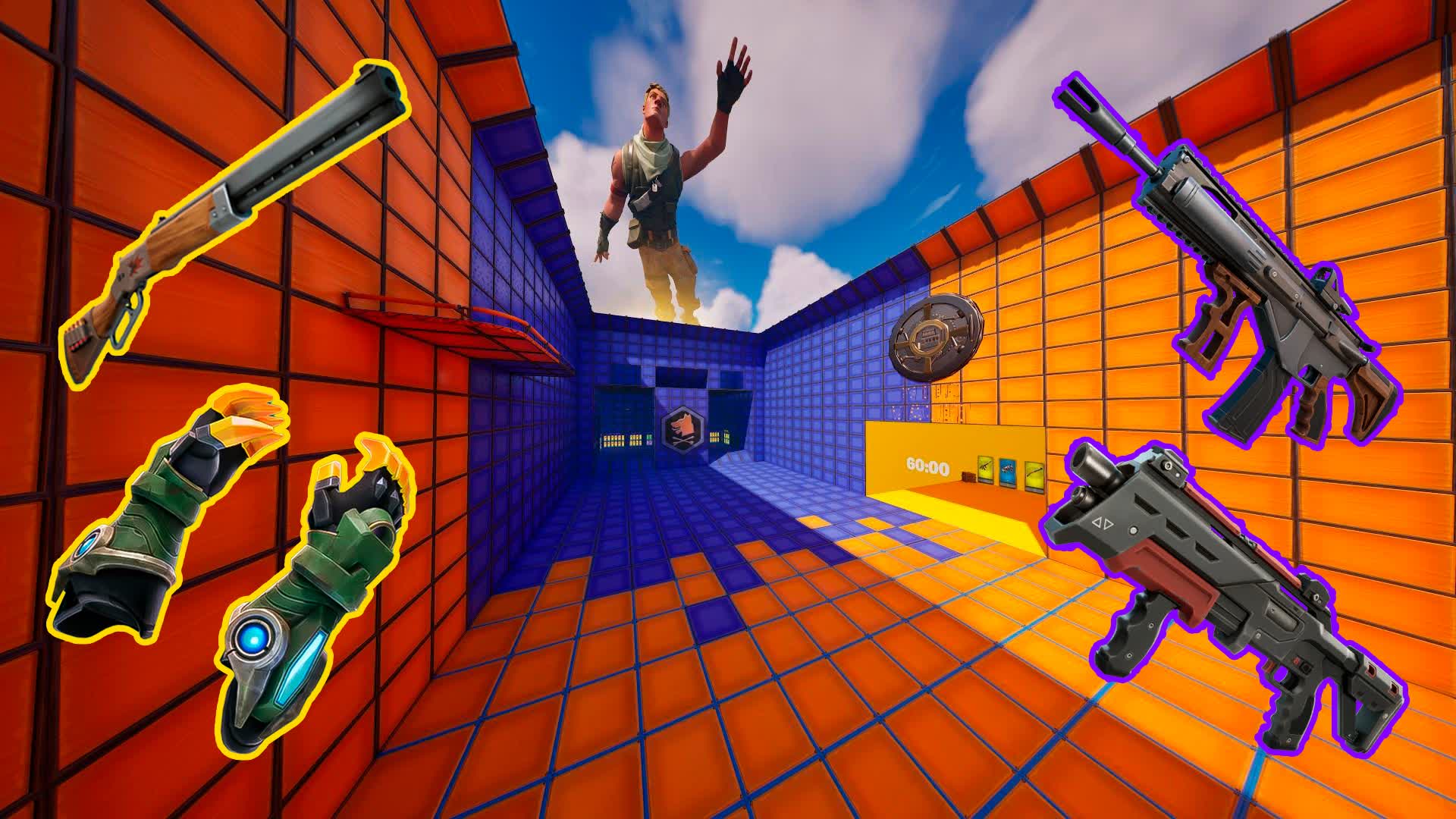 🧡ORANGE VS BLUE 💙 3415-7869-1328 by ry9np - Fortnite Creative Map Code ...