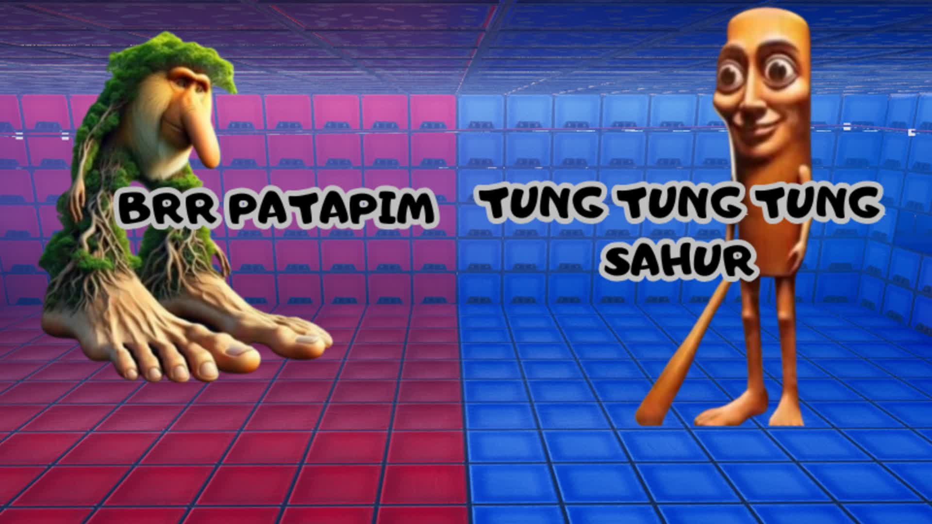 TUNG CONTRE BRR PATAPIM FIGHT 😲😲👿👿👽👻 7252-5361-9380 par cocooo - Fortnite