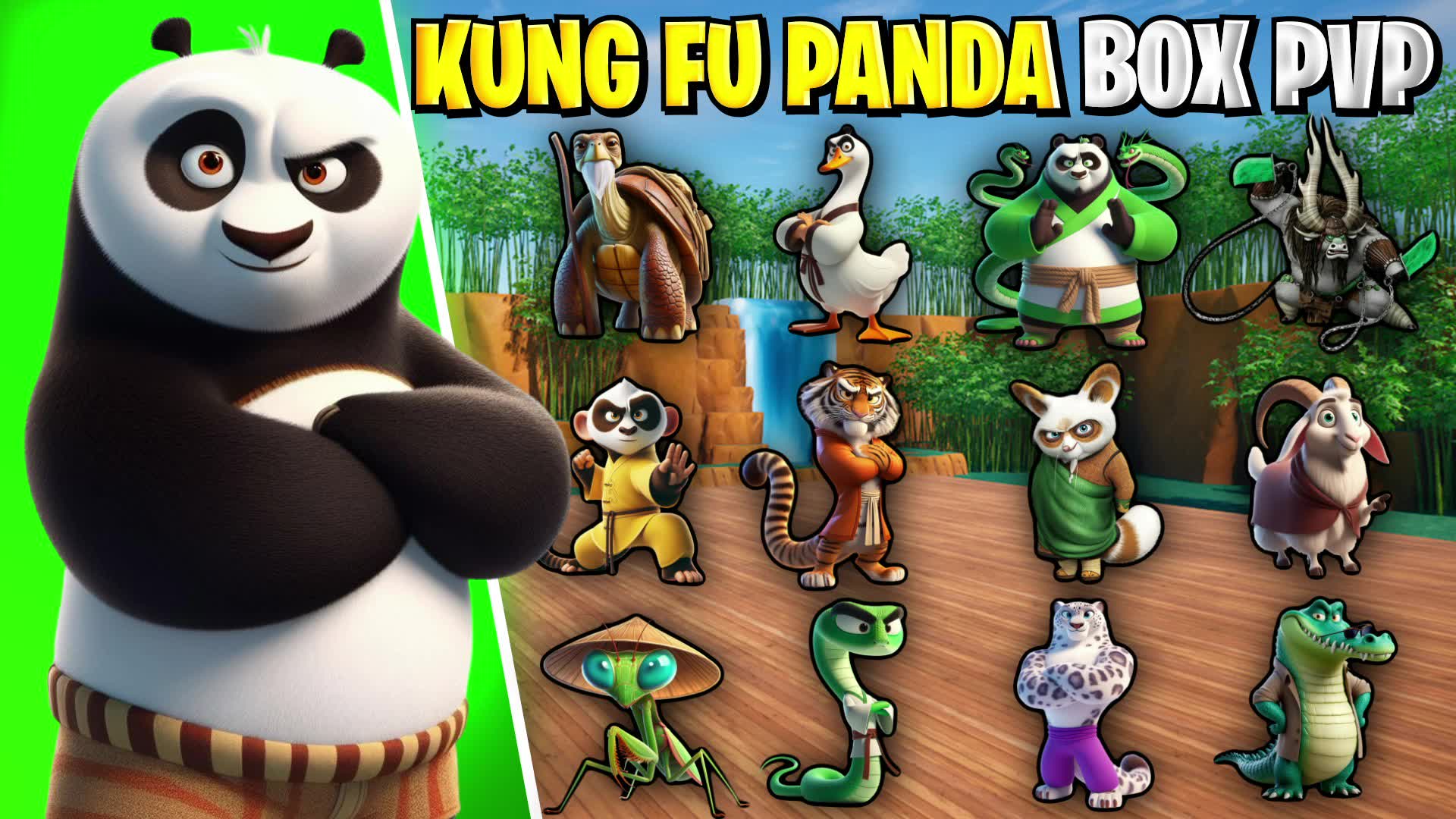 🐼 Kung Fu Panda Box PVP 📦 4880-7229-0937 من ابتكار winnable50 - Fortnite