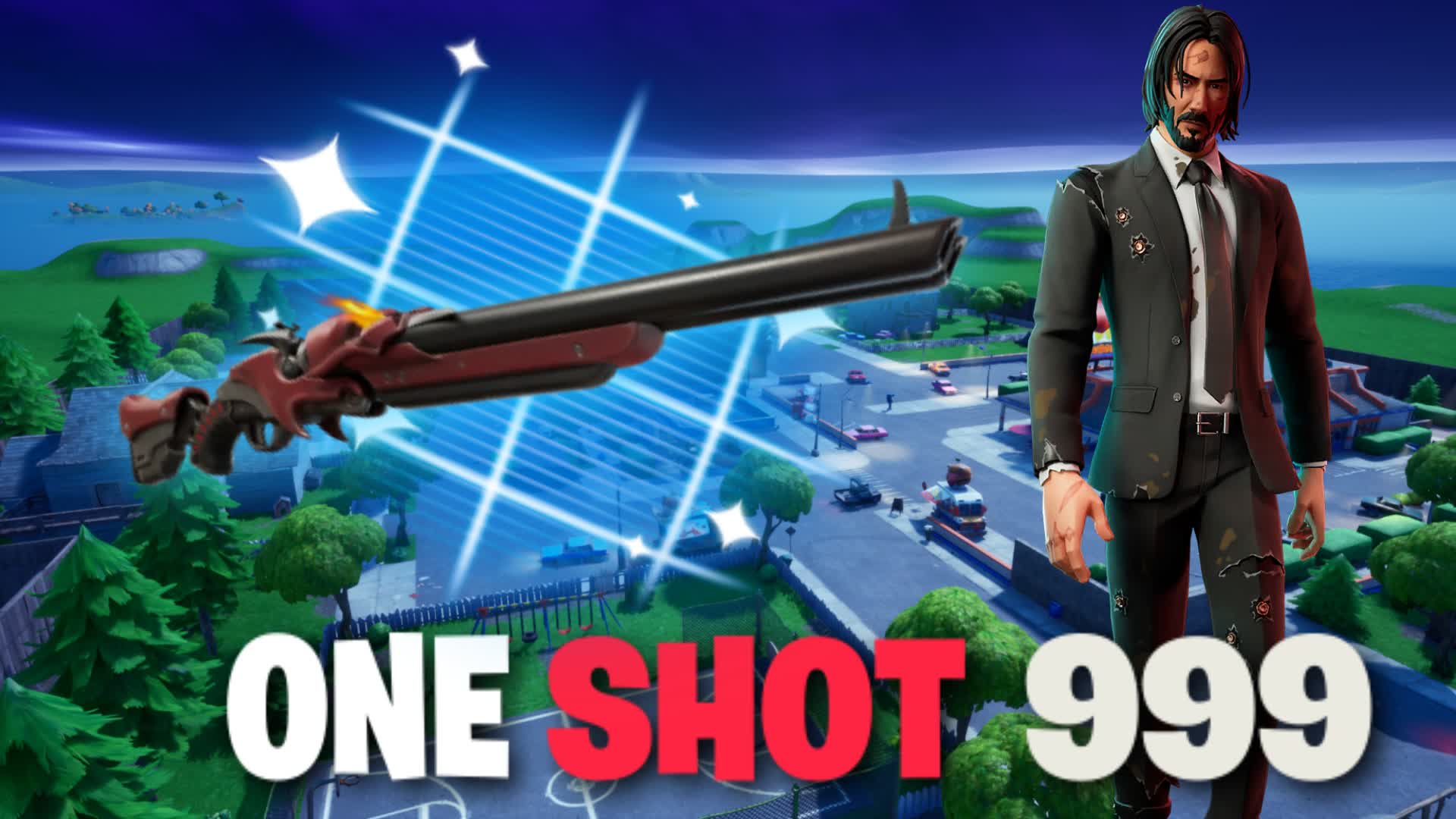 💥 Oni Shotgun One Shot: Greasy Grove 🎯 6689-5478-8537 by ironydev23 ...