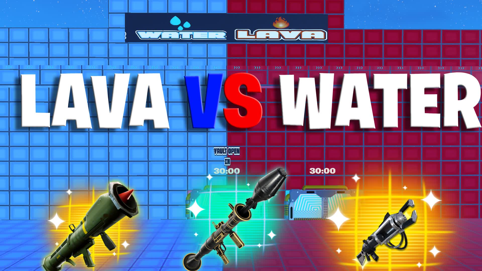 LAVA VS WATER 🔥💧 7421-7028-9519 by nori4 - Fortnite Creative Map Code - Fortnite.GG