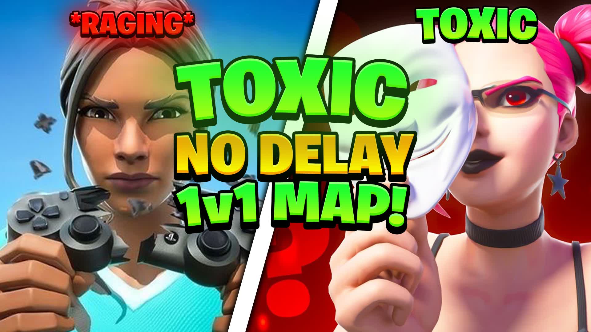 Toxic NO DELAY 1v1 MAP! 5077-9811-2388 by gazr - Fortnite Creative Map Code - Fortnite.GG