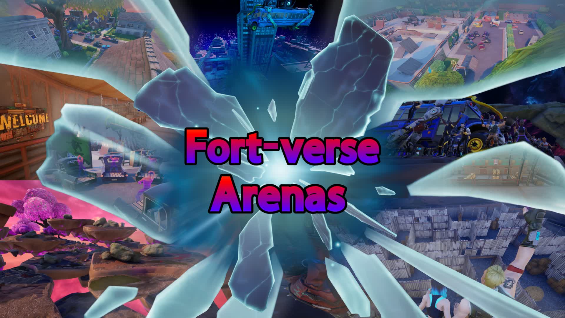 Fort-verse Arenas 2114-9649-4900 by oneman - Fortnite Creative Map Code - Fortnite.GG