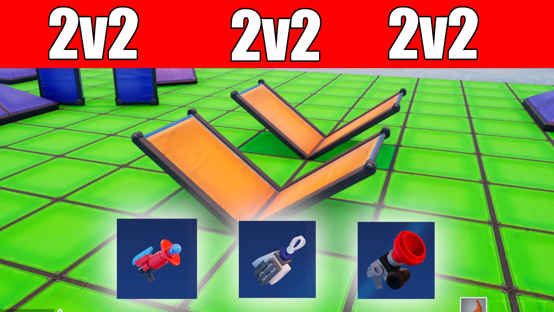 🧱 BRICK 2vs2 FFA 0896-8369-7613 من ابتكار mizzi - Fortnite