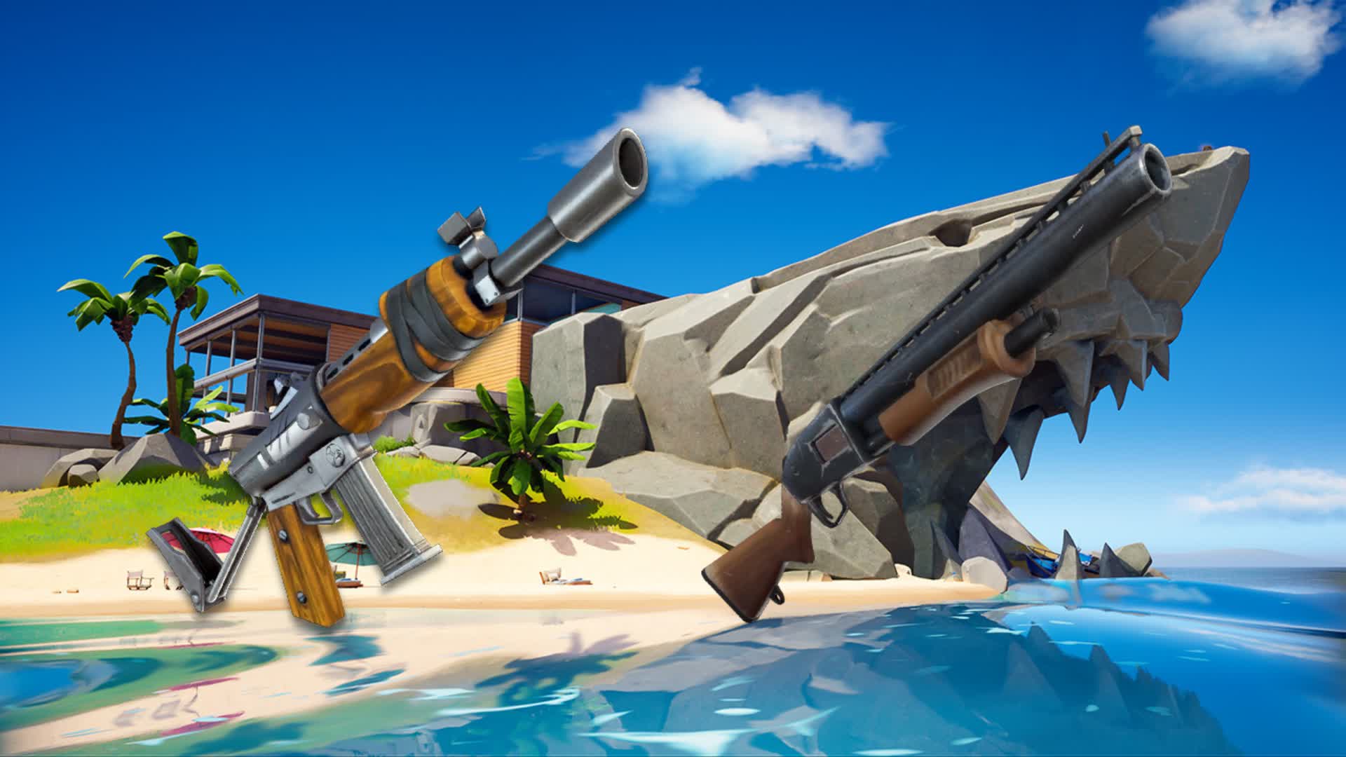 The Shark Zone Wars 3632-3484-5725 by thecrafter8000 - Fortnite