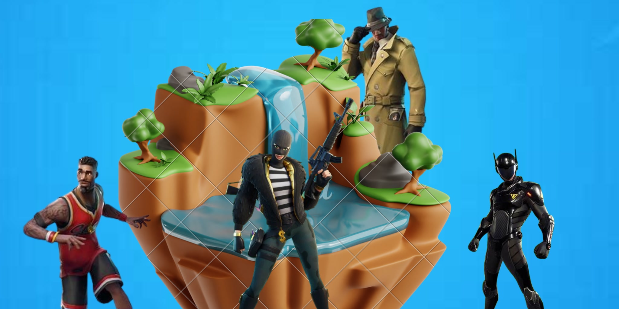 Waterfall over the city 6211-6435-6859 by sanchez_1985 - Fortnite ...