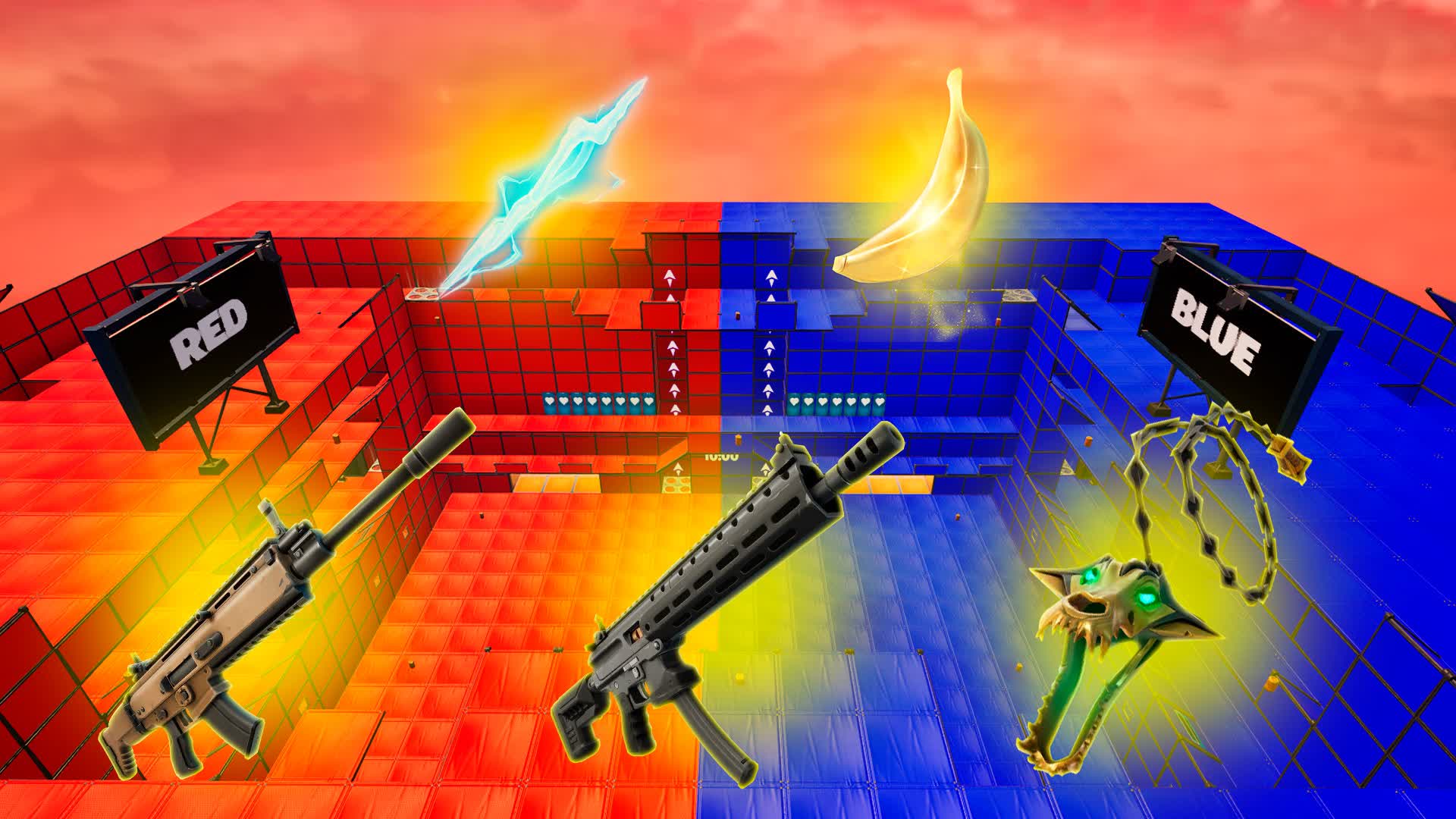 ULTRA RED vs BLUE 🔥🔥 7884-0660-3551 by masohn - Fortnite Creative Map ...