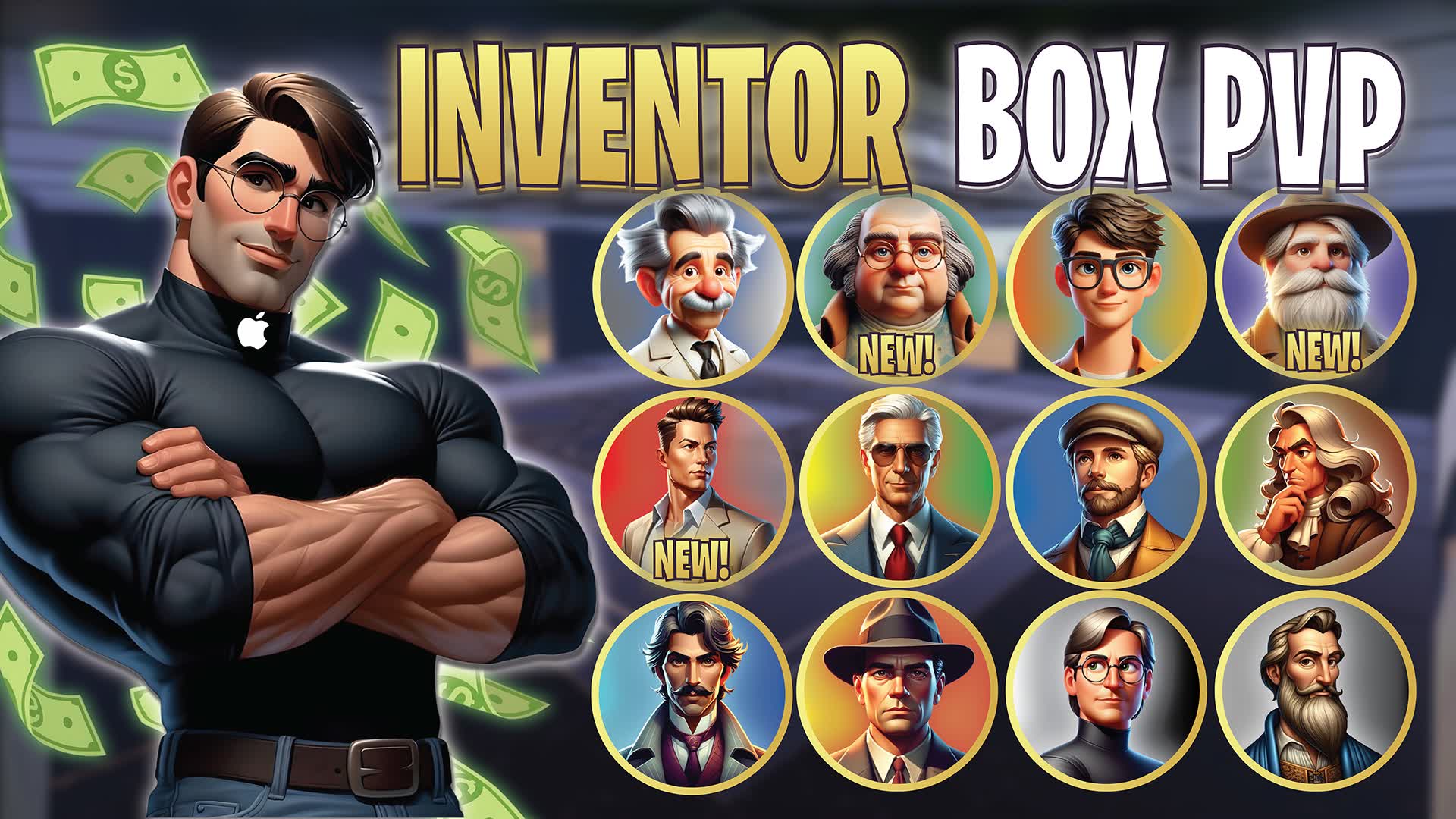 💡 INVENTOR BOX PVP 📦 8275-7655-8136 par ccm - Fortnite