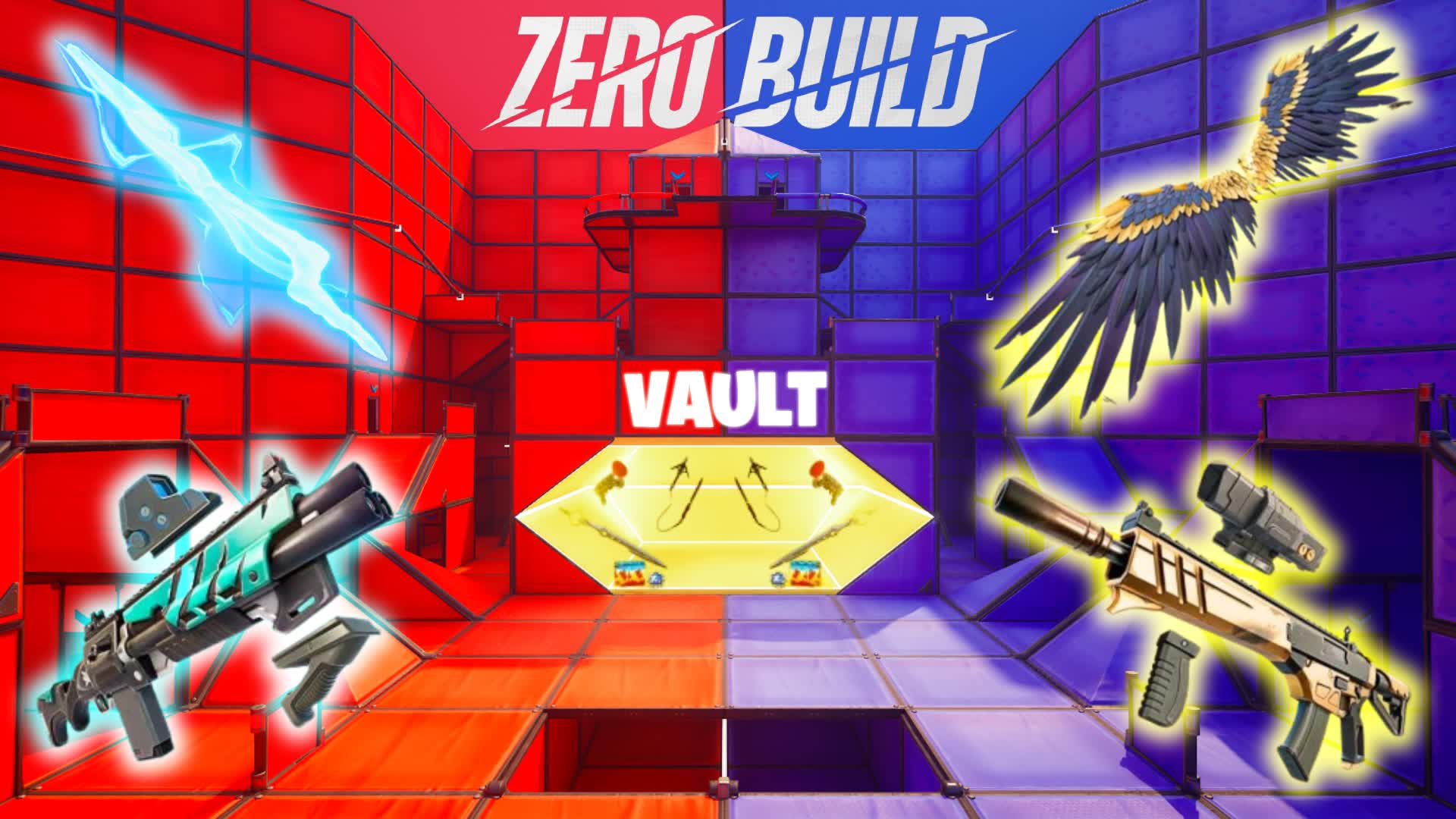 Grand Red Vs Blue Zero Build🔴🔵 1984-5115-8240 by axstudio - Fortnite ...