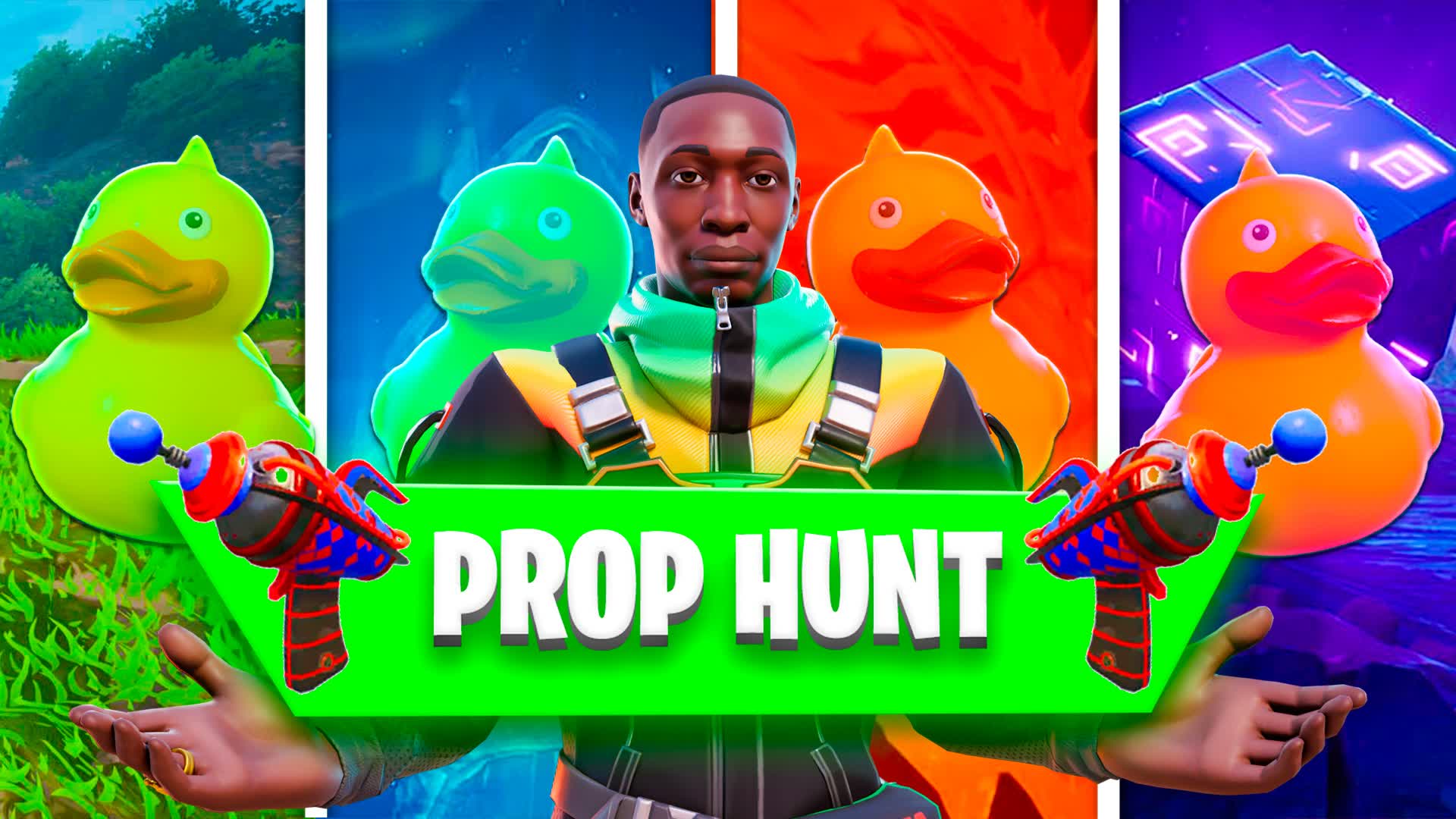 PROP HUNT COLORS 5133-5025-0839 by tanrox - Fortnite Creative Map Code ...