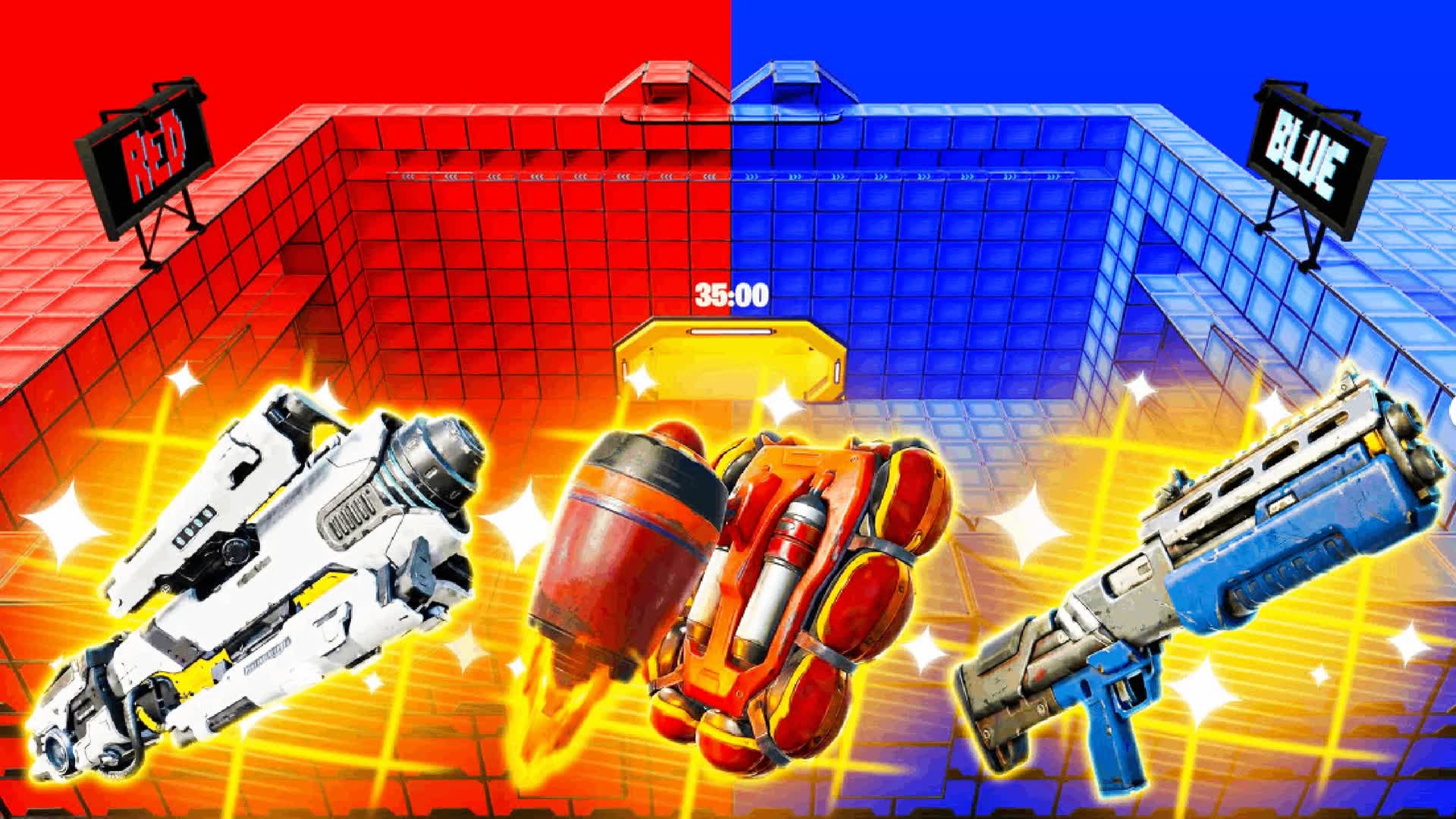 MEGA RED VS BLUE RVB 7363-3189-4379 by 1v1-1-1v1 - Fortnite Creative ...