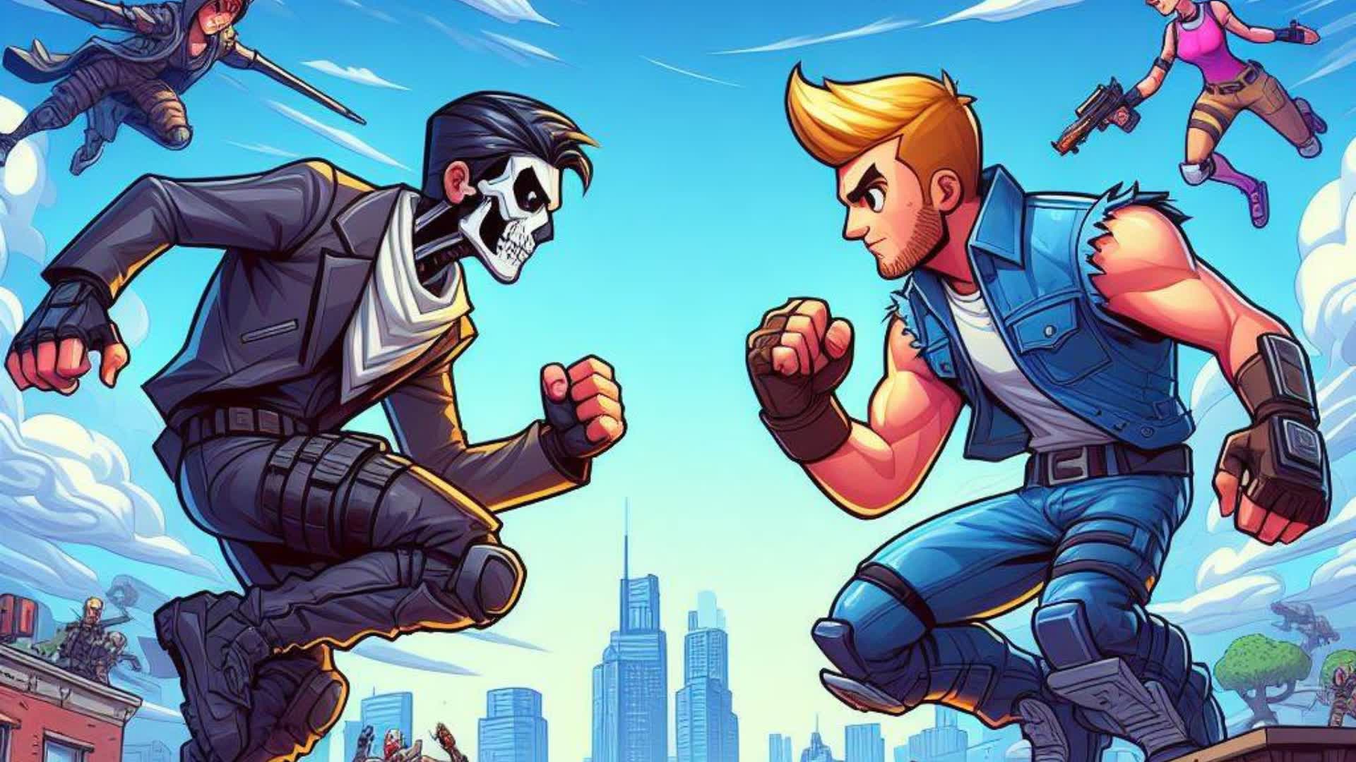 🔥 CARTOON 1v1 🔥 0469-1055-8943 by thejake - フォートナイト