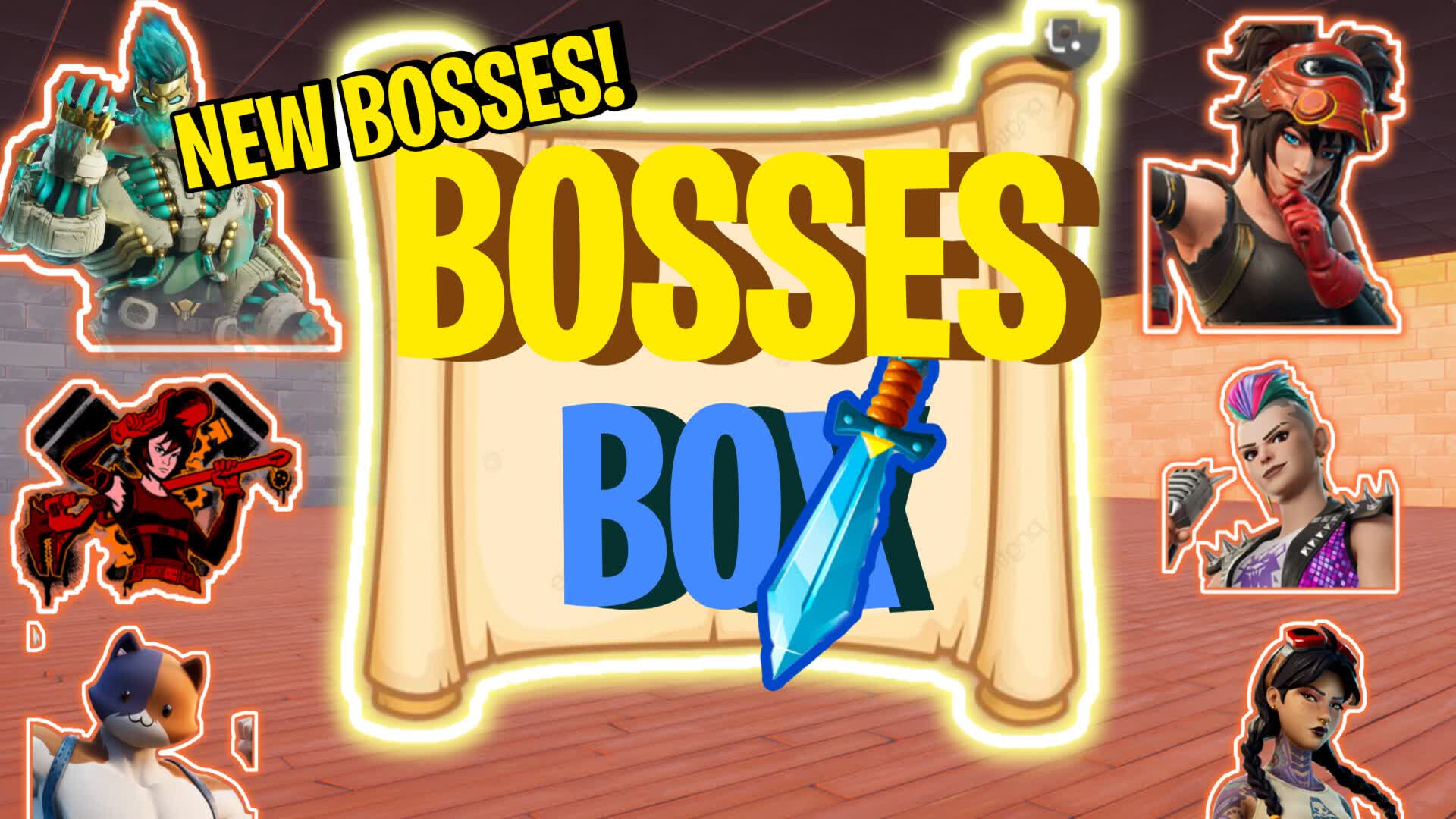 🥊 BOSSES BOX PVP 📦 9275-9132-8293 by extrenyt - Fortnite Creative Map ...