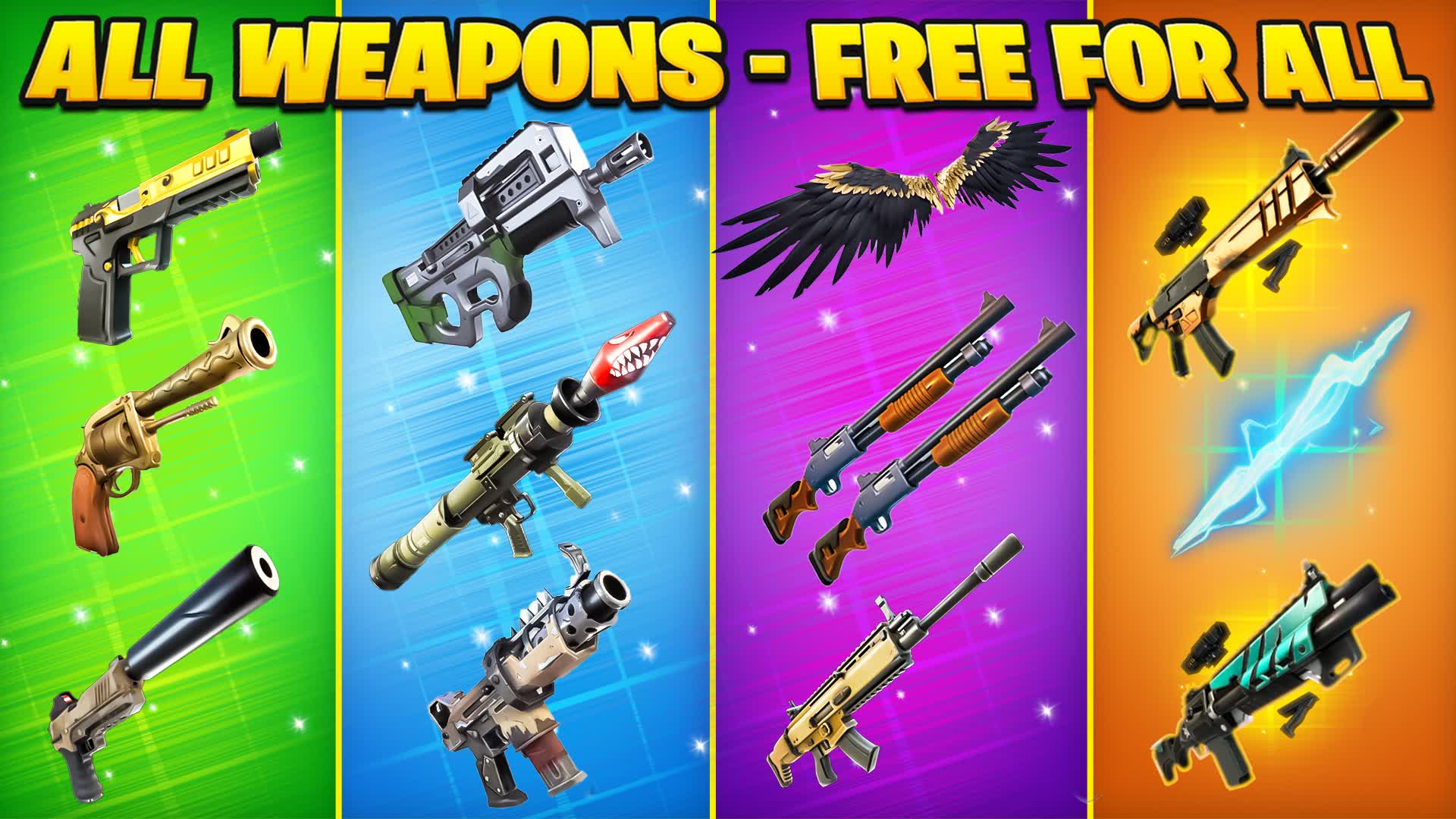 💎 ALL WEAPONS - FFA 💎 4663-9207-7273 by pengybtw - Fortnite Creative ...