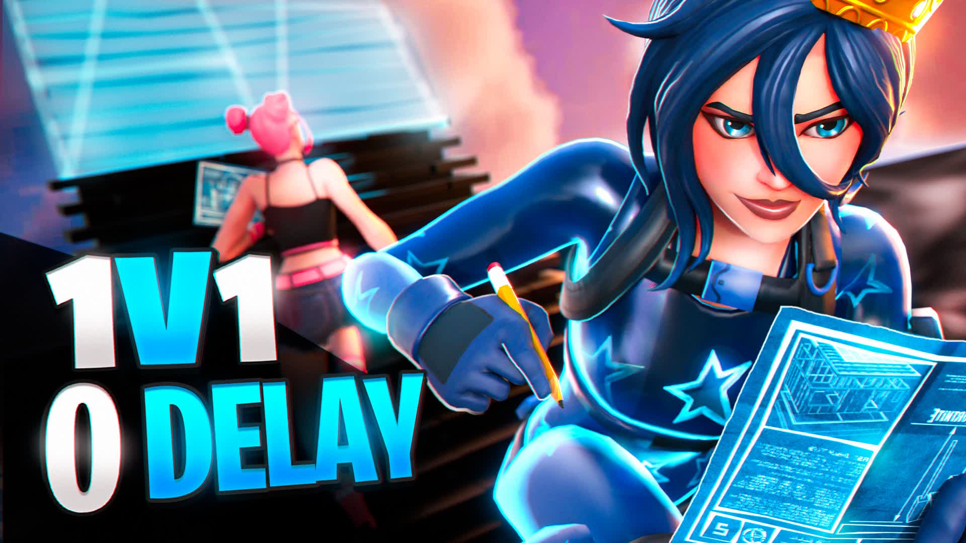 K1NG 1V1 ZERO DELAY 7564-0121-1651 di tecnefn - Fortnite