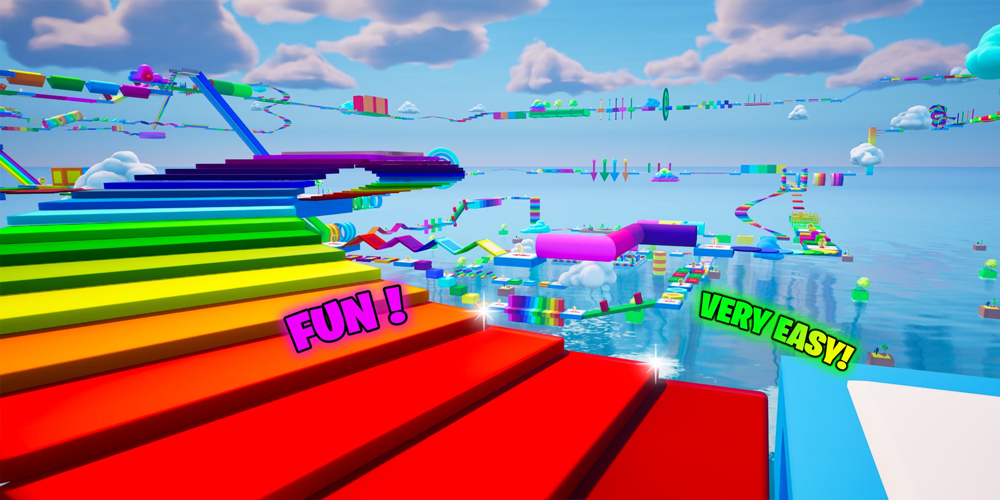 🌈FUN EASY OBBY PARKOUR 9356-2664-3230 by lucas5 - Fortnite Creative Map ...