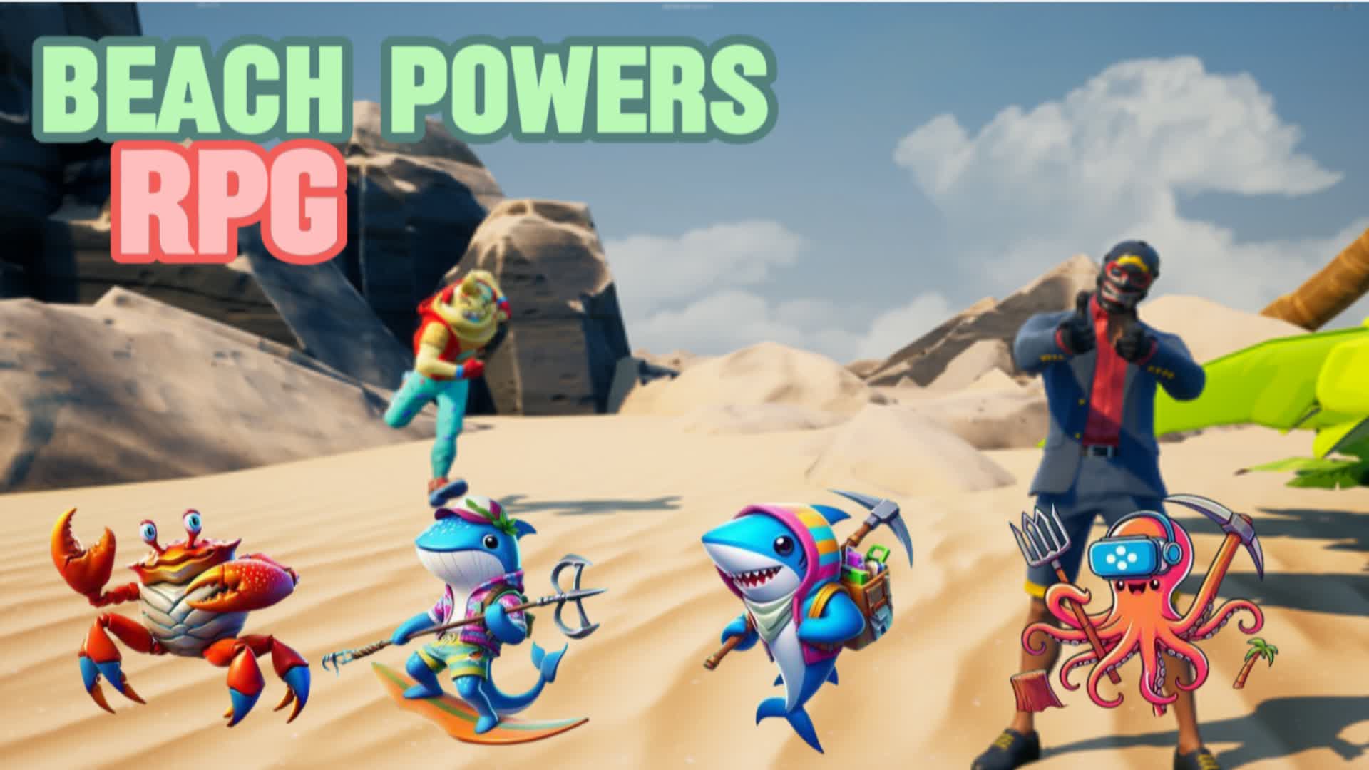 Mega Powers Island - Beach Themed🌊🌴 4530-5323-3261 by eggsandtoast ...