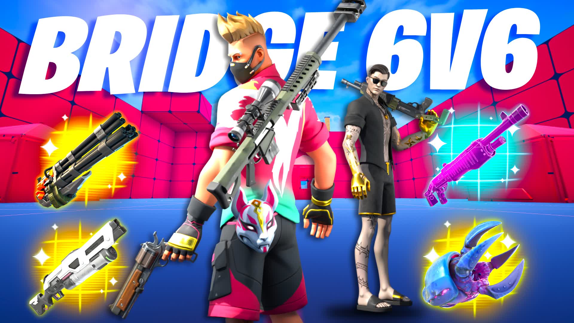 THE BRIDGE RIVALS 6V6 7068-8249-0021, de fpstudios - Fortnite