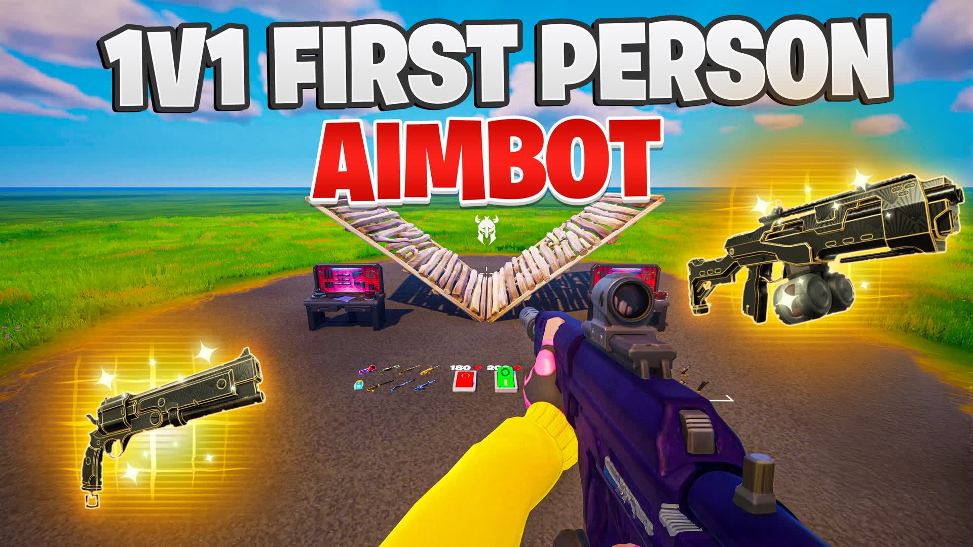 1V1 FIRST PERSON AIMBOT Build Fights! 4051-7532-2848 by have - Fortnite ...