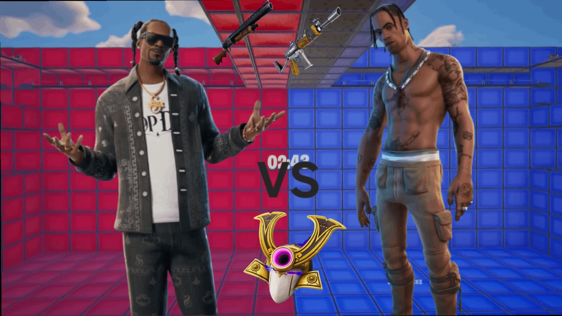 Rapper RED vs BLUE 2202-5754-0802 by 47.giovanni - Fortnite Creative ...