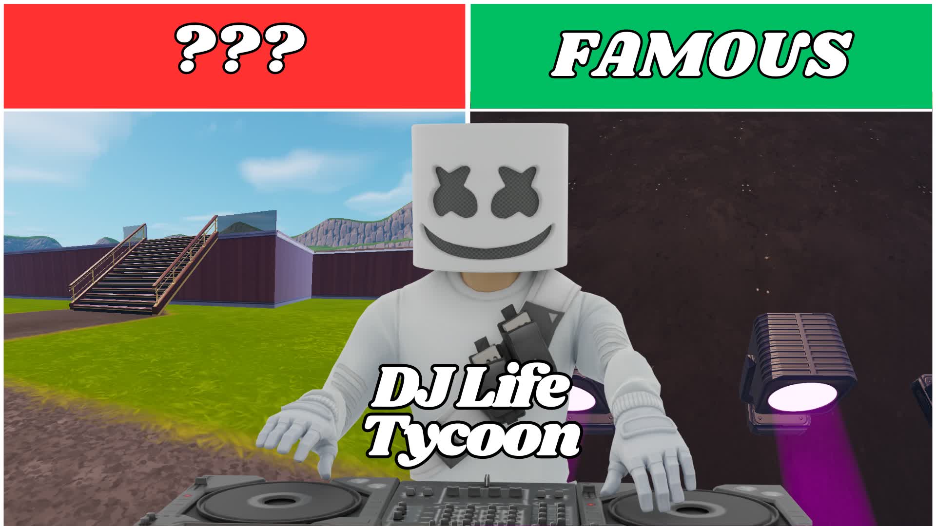 Dj Life Tycoon 9225-6642-5468 by eliann - Fortnite Creative Map Code ...