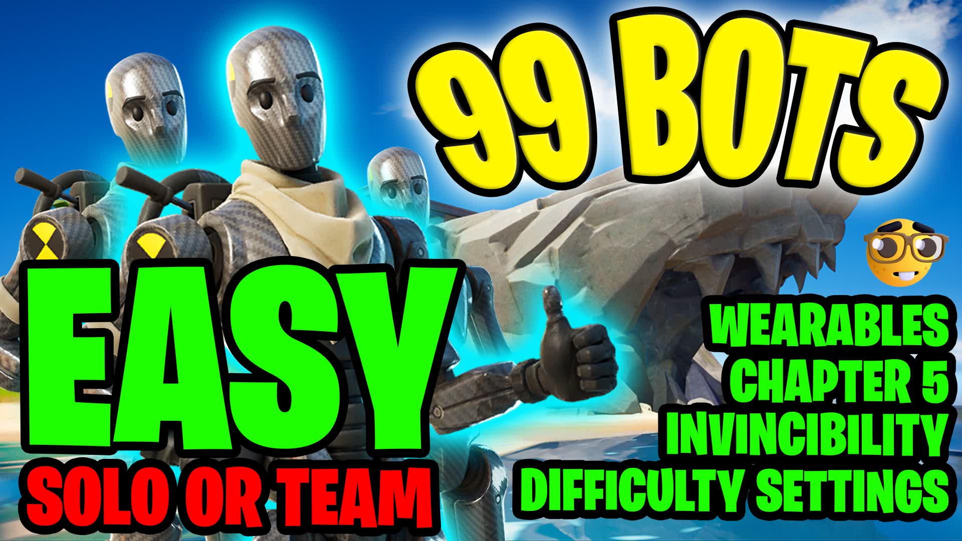 99 BOTS EASY MODE - THE SHARK AND YACHT 6278-1571-7309 by acid9 - Fortnite