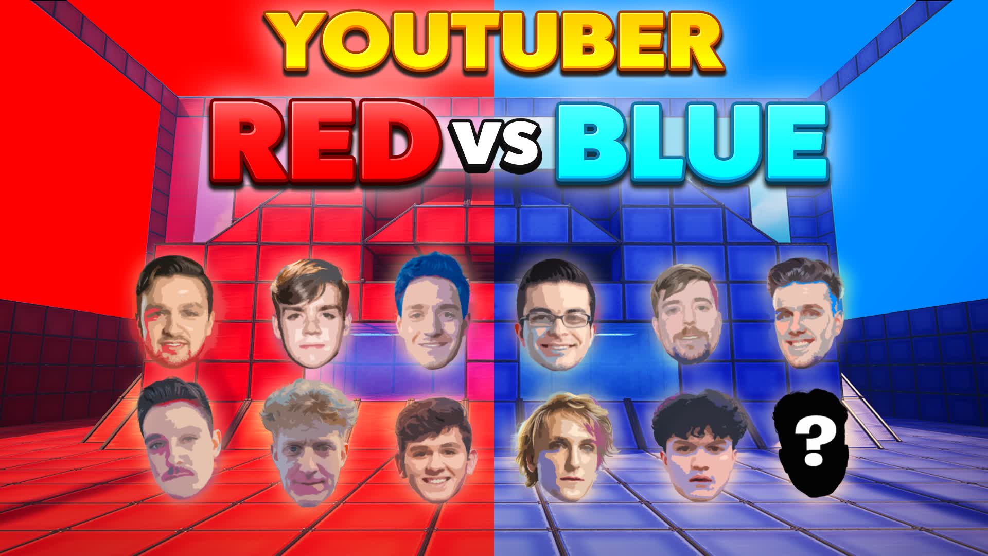 YOUTUBER RED VS BLUE🔴🔵 2513-1949-3571 by hdhexa - Fortnite Creative Map ...