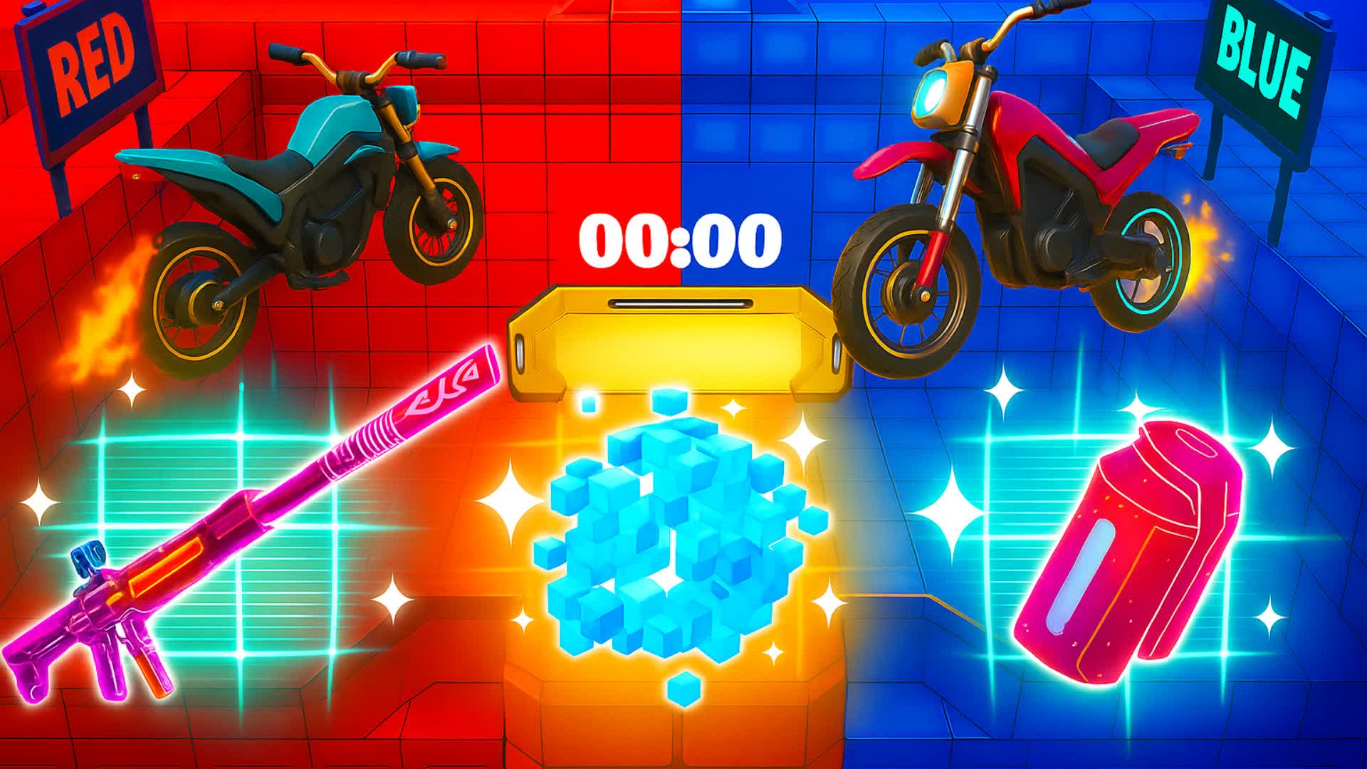 CRAZY RED VS BLUE 🔴🔵(EXTREME) 9675-5115-4737 by xsergixx135 - Fortnite ...