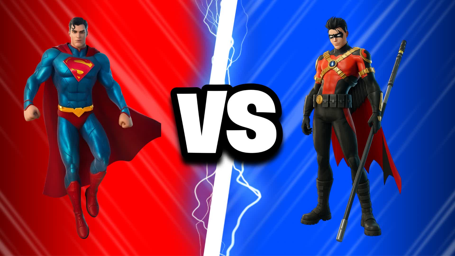 SUPERMAN VS ROBIN 🔴🔵 4808-0784-9051 by geeorgestudios - Fortnite ...