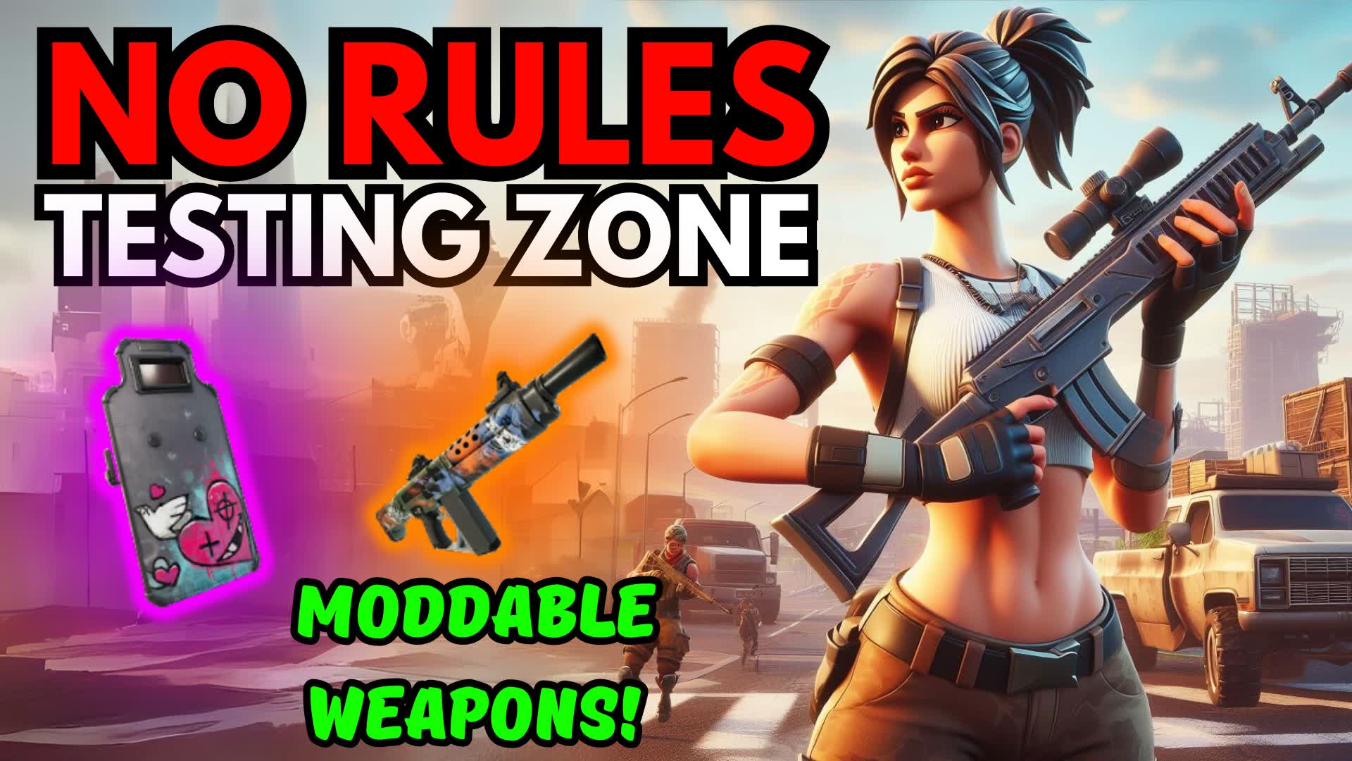 drewzao의 NO RULES! FREE FOR ALL 🛑 TESTING ZONE 6000-2873-7414 - 포트나이트