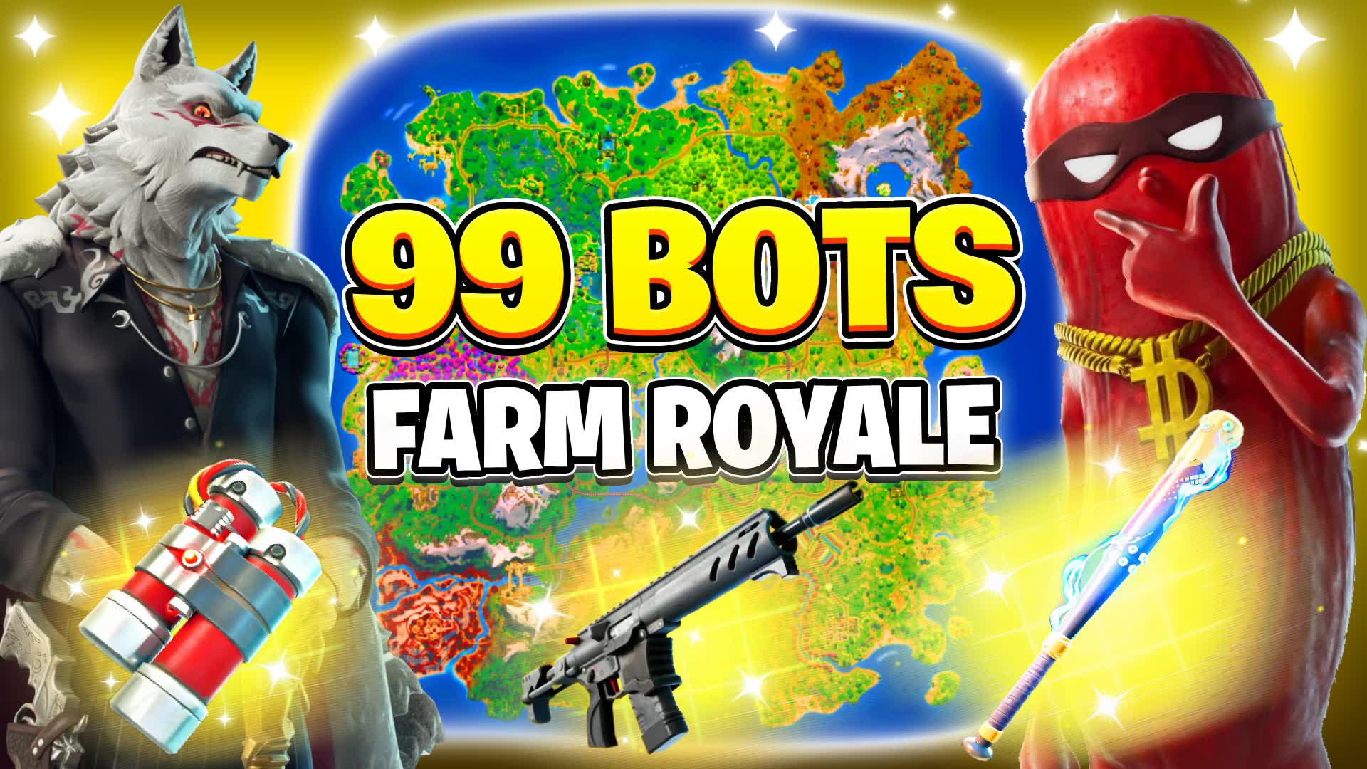 MEGA BOT FARM ROYALE BASE WARS HERO CARS 2478-2673-5194 by luxy2x ...