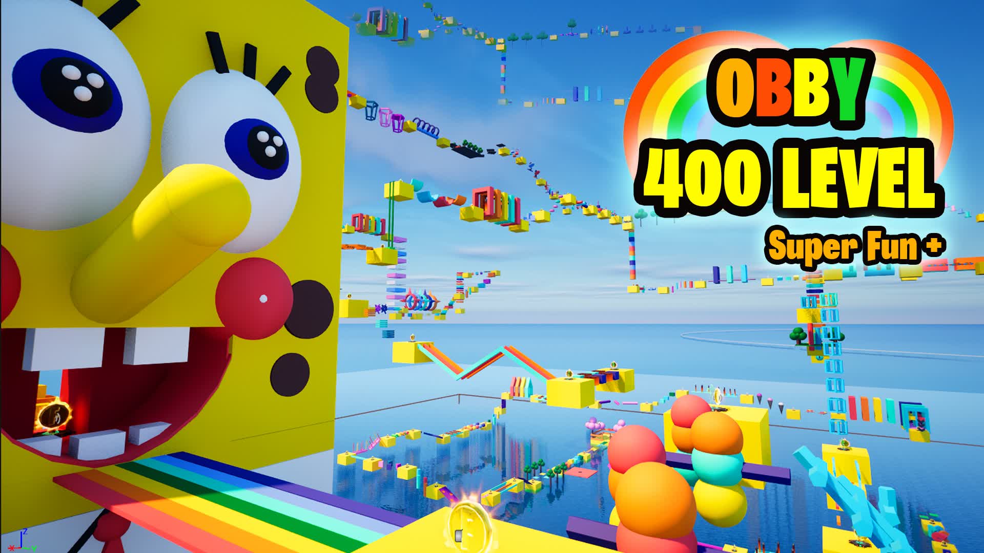 400 LEVEL OBBY PARKOUR 🌈 5295-5000-5301 by magical-cat - Fortnite ...