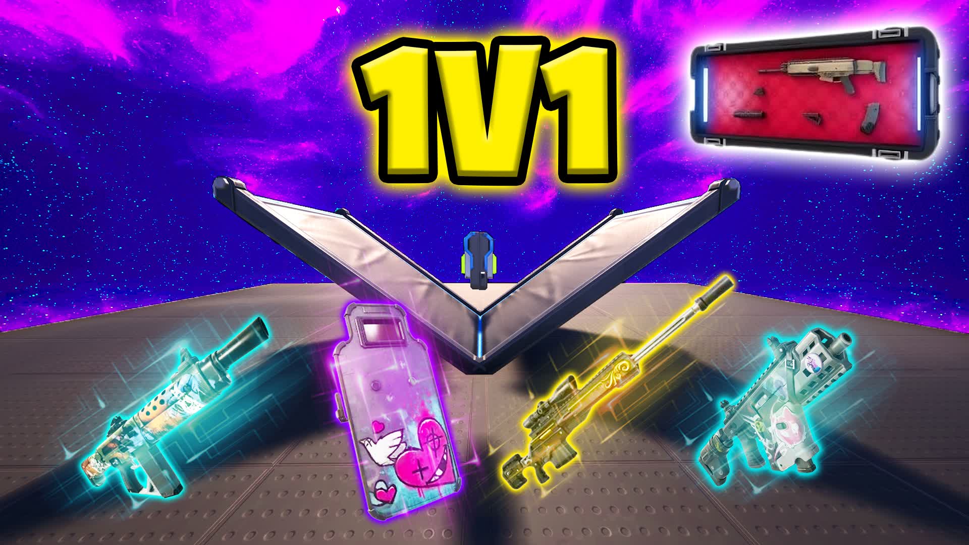 ALL WEAPONS 1V1 🏆 3613-2791-6052 by aquish - Fortnite Creative Map Code ...