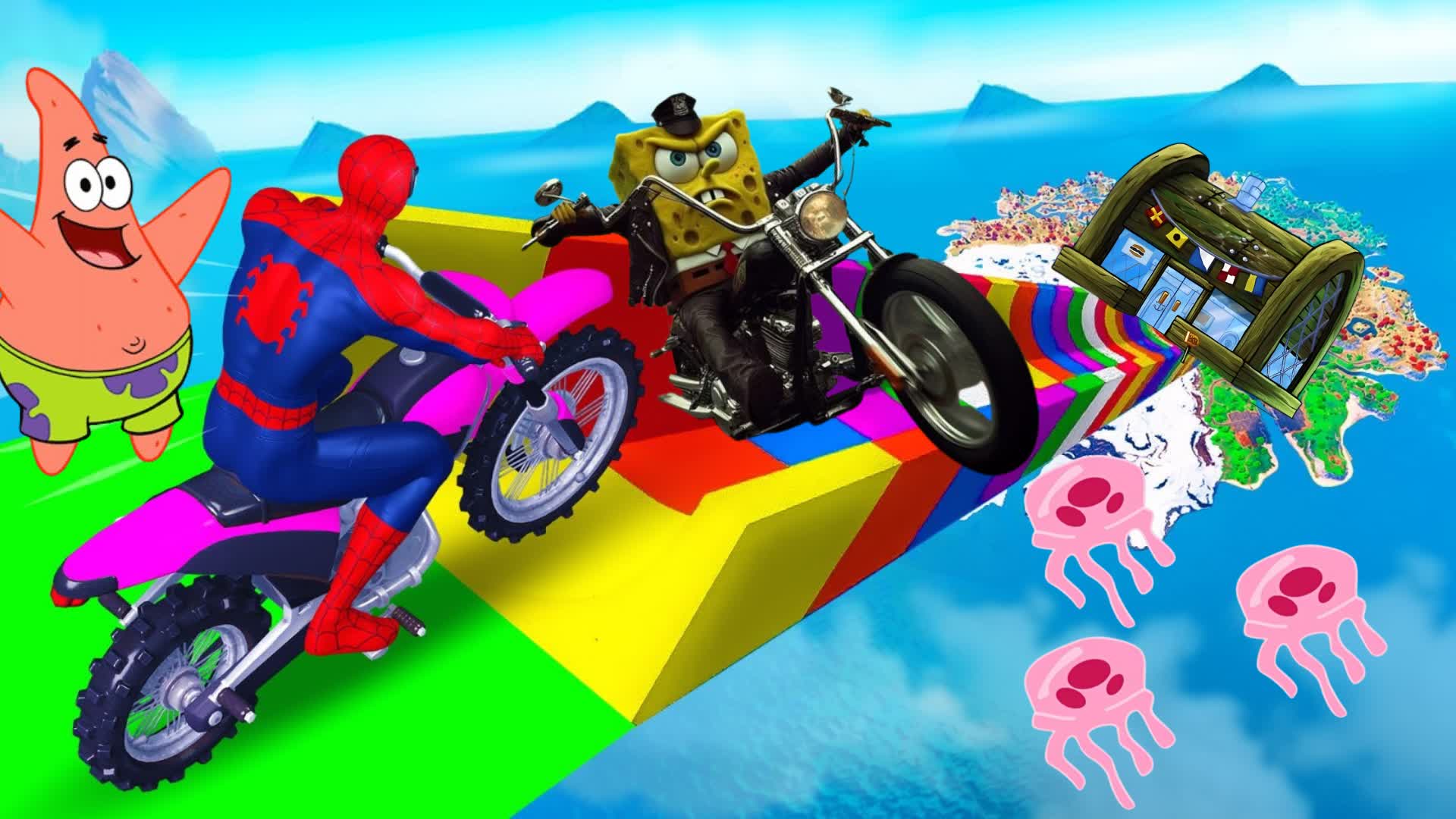 🧽 SUPER SPONGOUS RAMP 🧽 0002-6314-9746 by babirusca - Fortnite Creative ...