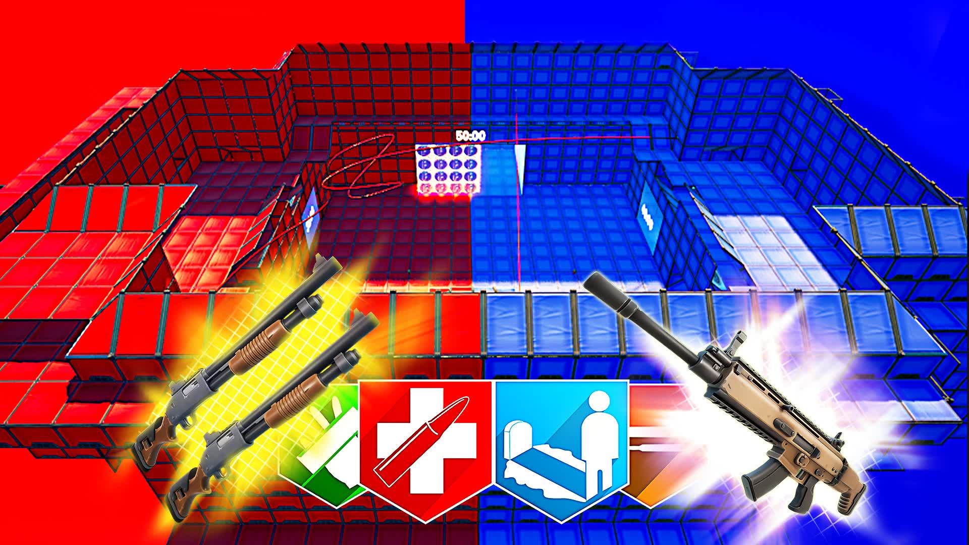 ULTRA RED VS BLUE 🔴🔵 3762-2916-2706 by lyratu - Fortnite Creative Map ...