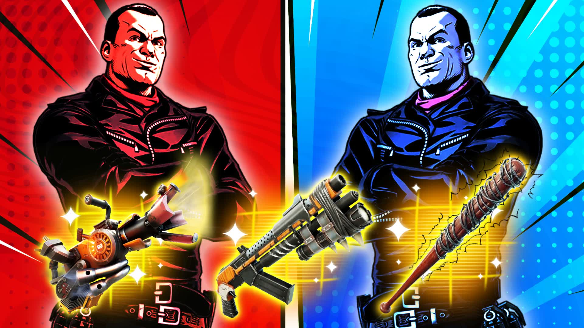 NEGAN RED VS BLUE 🔴🔵 2035-4501-3801 par 7sky - Fortnite