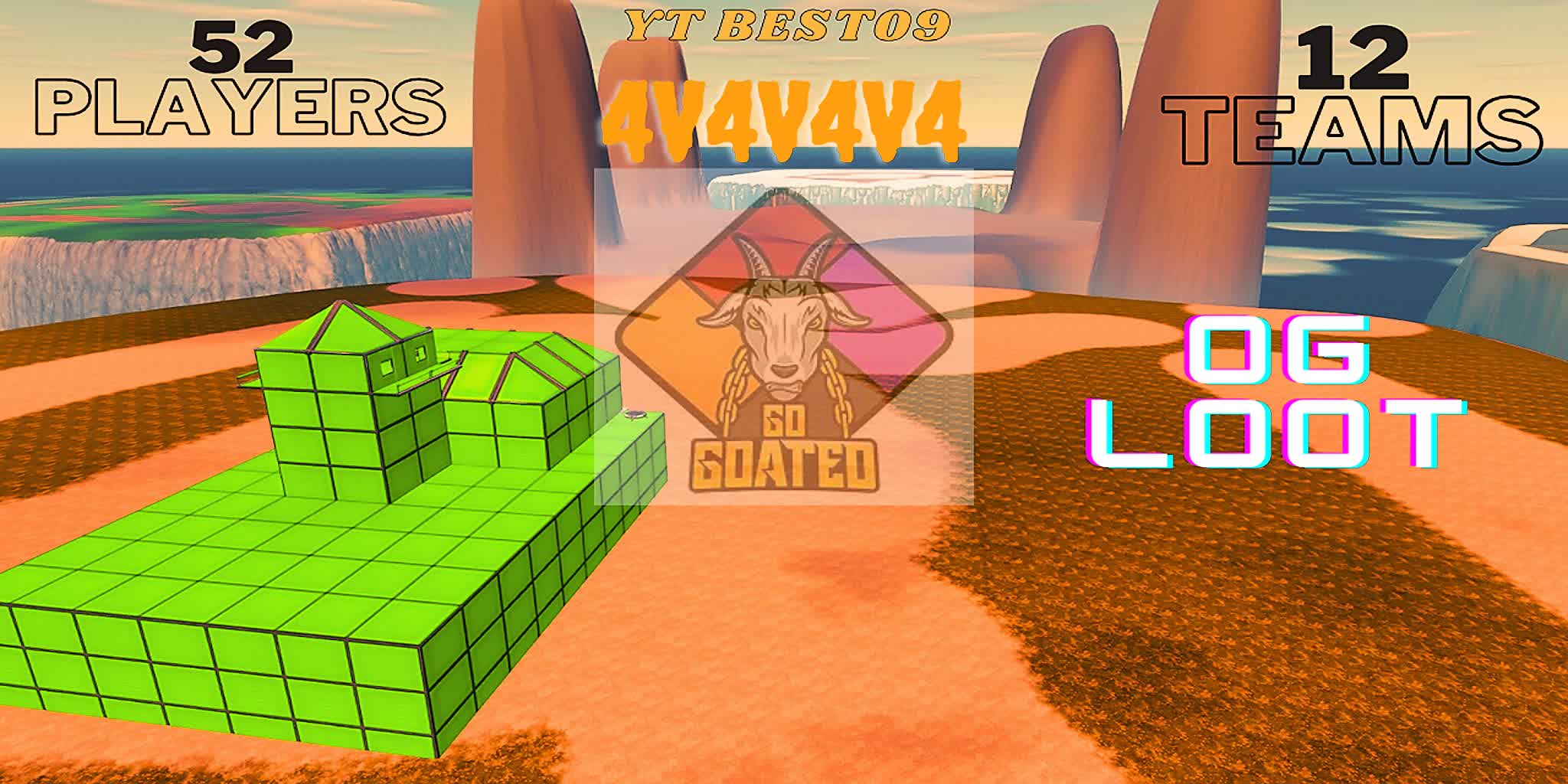 BEST09 GO GOATED 9397-0984-0155 by best09 - Fortnite Creative Map Code ...