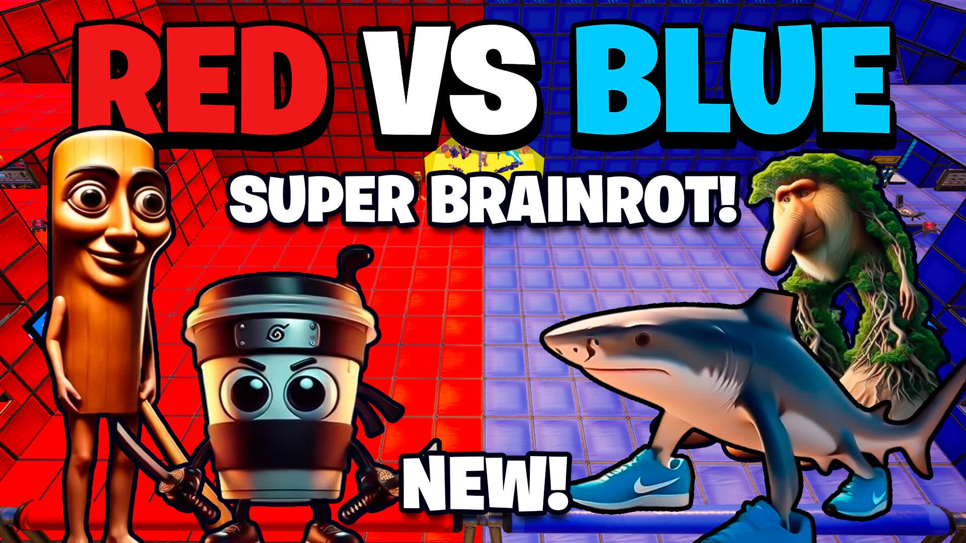 Brainrot Red vs blue 1186-1859-0879 by ryanc - Fortnite Creative Map ...