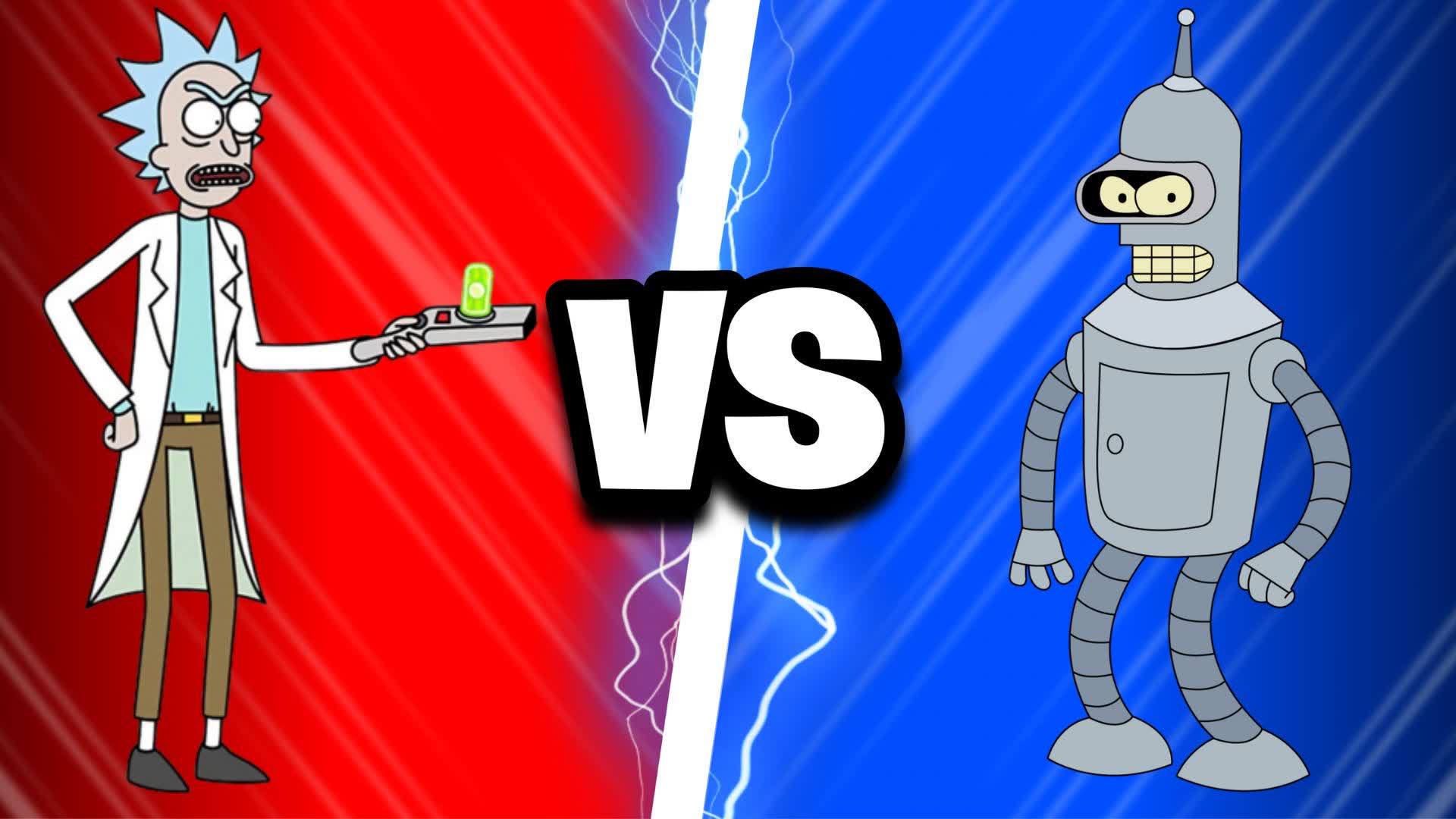 RICK VS BENDER 🔴🔵 6153-6167-7614 by geeorgestudios - Fortnite Creative Map Code - Fortnite.GG