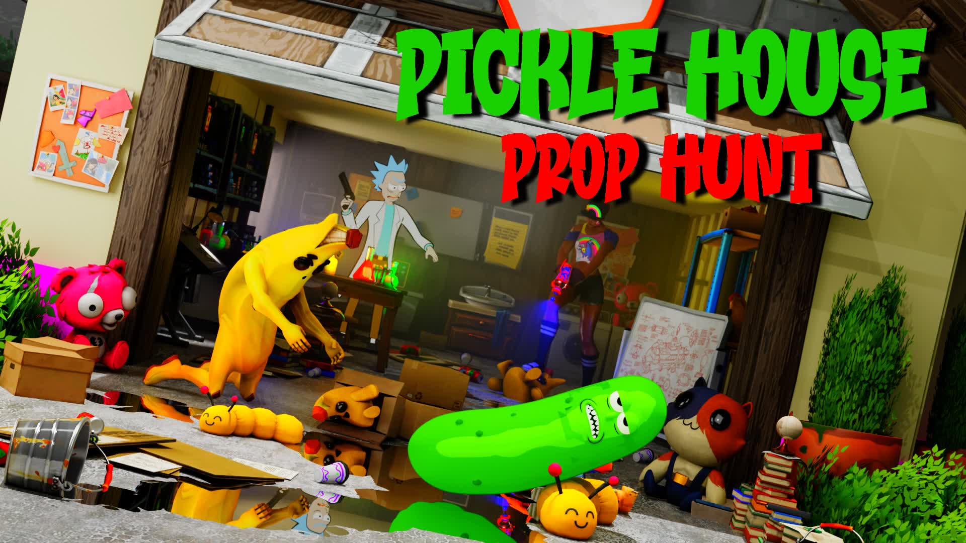 Juega 🥒Pickle House - Prop hunt👴👦 | Fortnite Zone