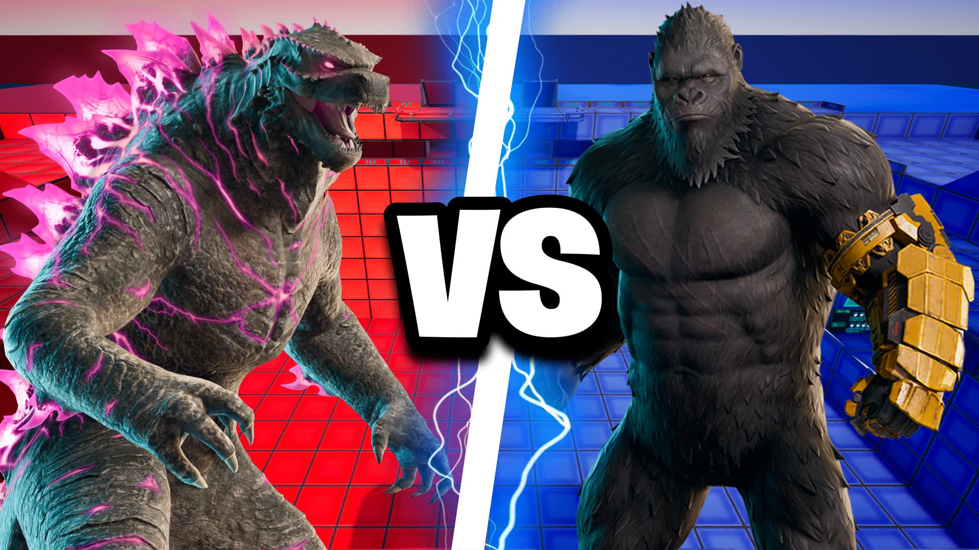 GODZILLA VS KONG RED VS BLUE🔴🔵 8725-1172-7041 by d1rolly - Fortnite ...